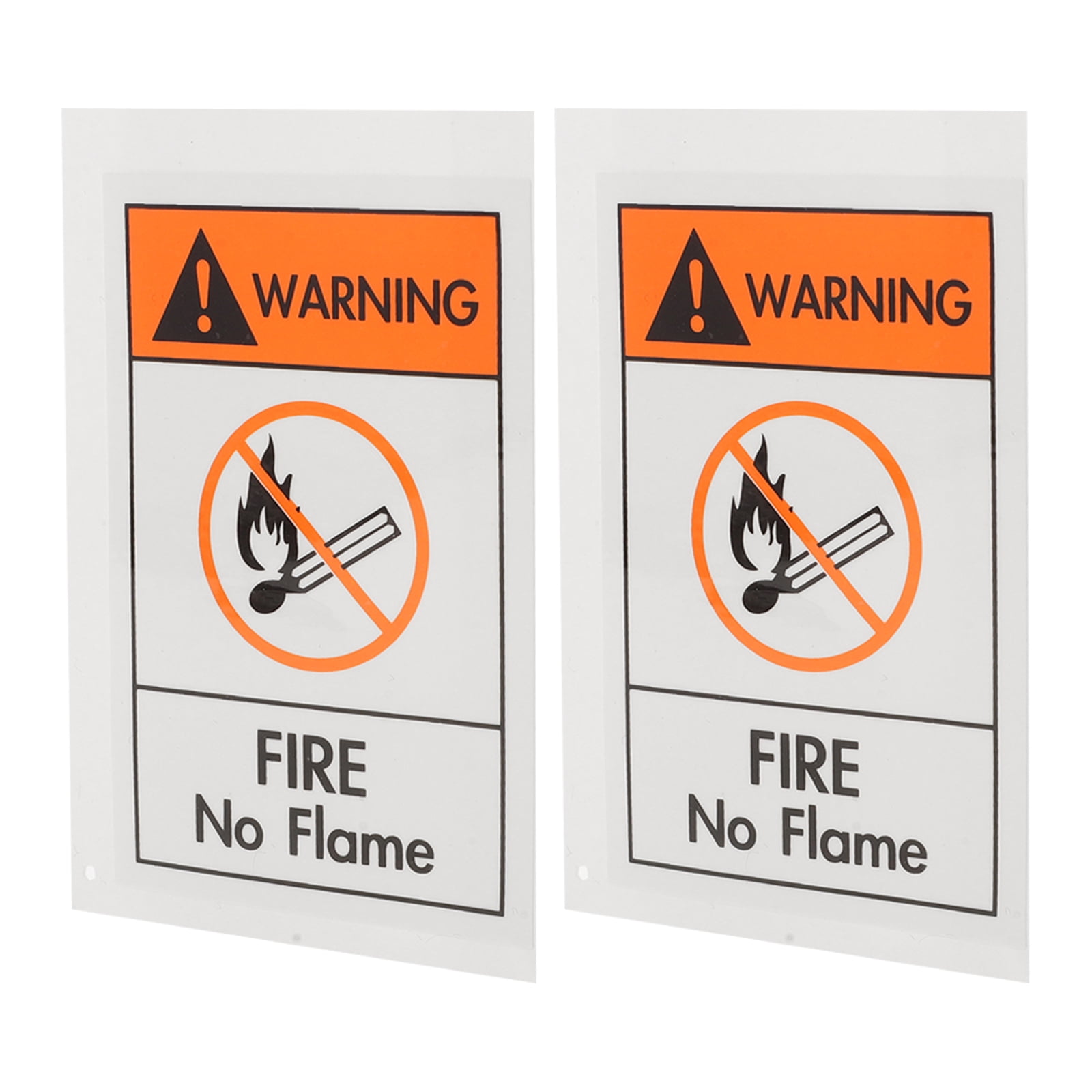 MLINS 2 Pcs Pyrotechnic Safety Signs Double Sided Mounting Tape Tamper ...