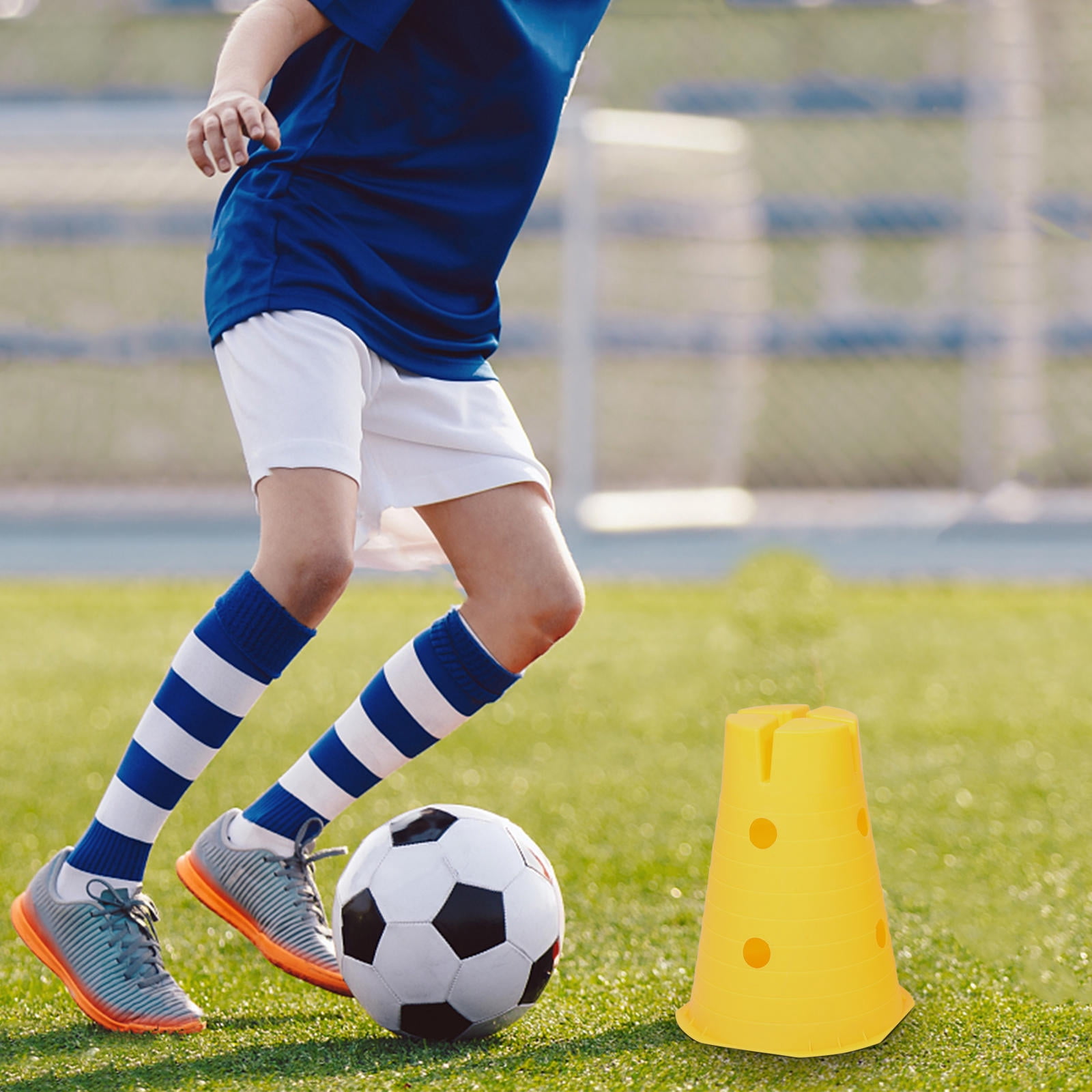 DINHEAROM Sports Cones for Drills Marker Cones Yellow 2 Pcs - Walmart.com