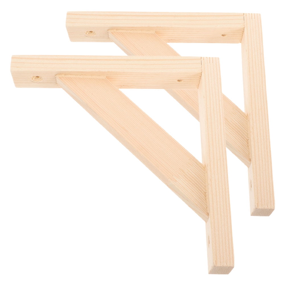 MLINS 2 Pcs Shelf Brackets Heavy Duty Solid Wood Partition - Walmart.com
