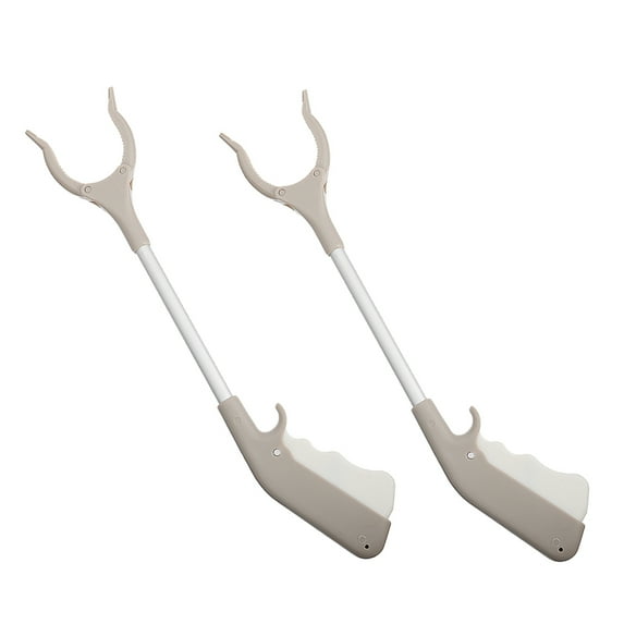 MLINS 2 Pcs Short Grabber Reacher Tool for Seniors Leave Double Light ...