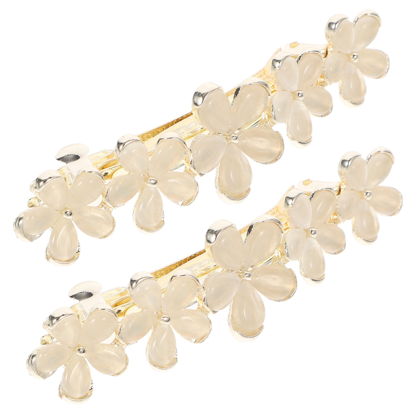 MLINS 2 Pcs Spring Clip Top Fancy Hair Clips Pins for Women Toppers ...