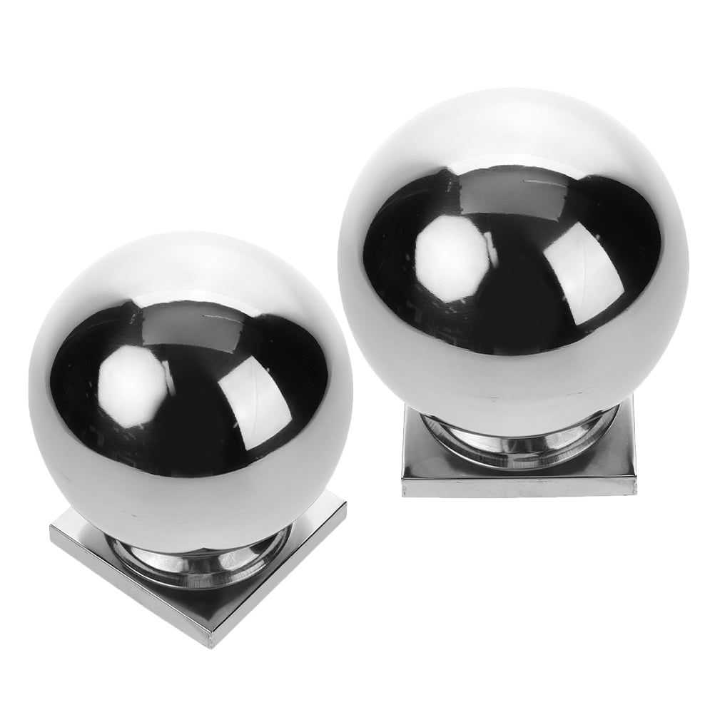 MLINS 2 Pcs Stair Guardrail Ball Column Cap Fence Cords Holder Support ...