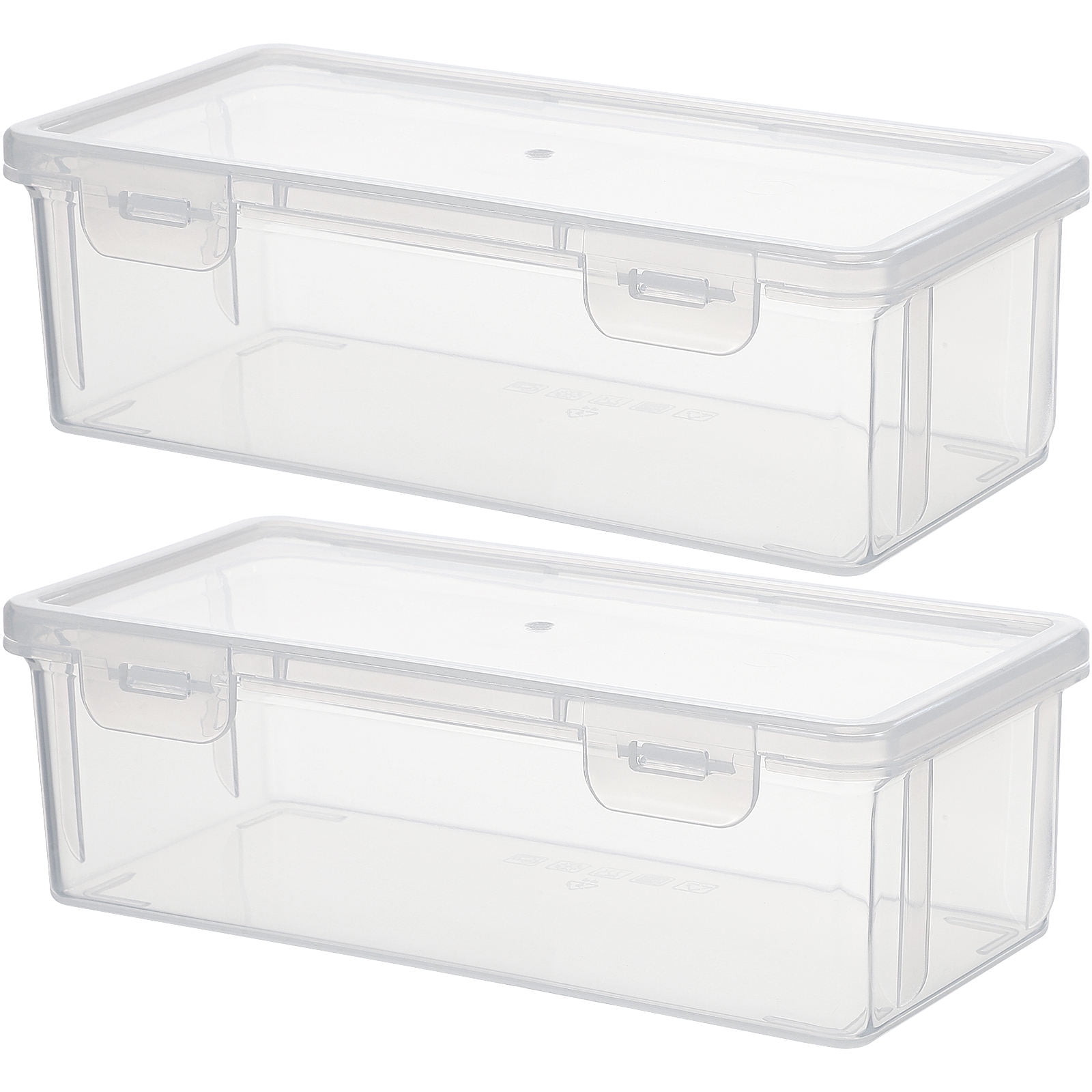 MLINS 2 Pcs Storage Loaf Bread Container Seasoning Tank Fridge ...