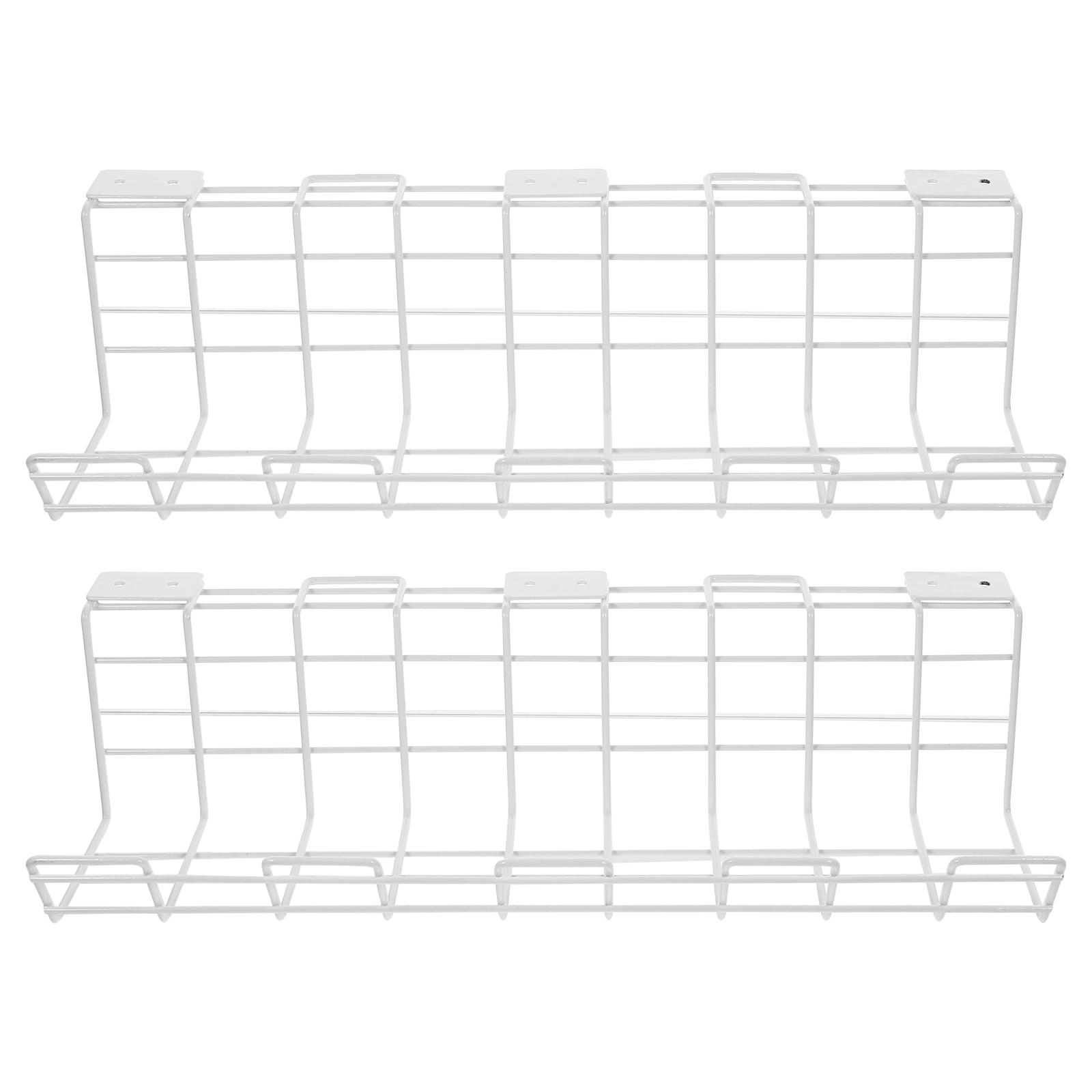 MLINS 2 Pcs Storage Rack Cable Management Tray Shelves The Wire Office ...