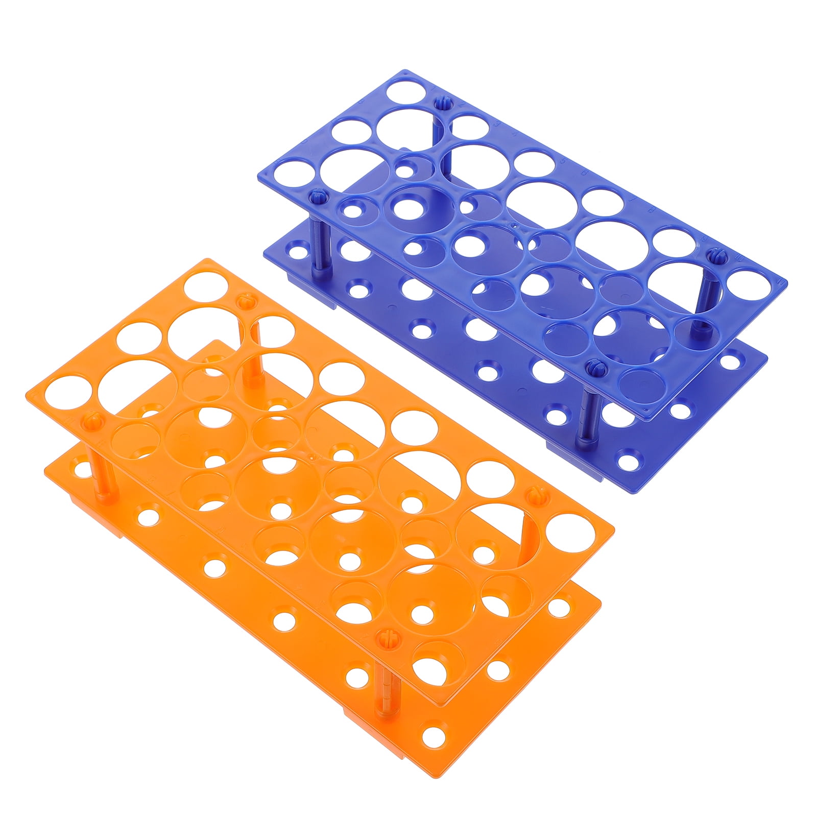 LIFKOME Test Tube Racks Plastic 2Pcs 8.25X3.93X1.18in - Walmart.com