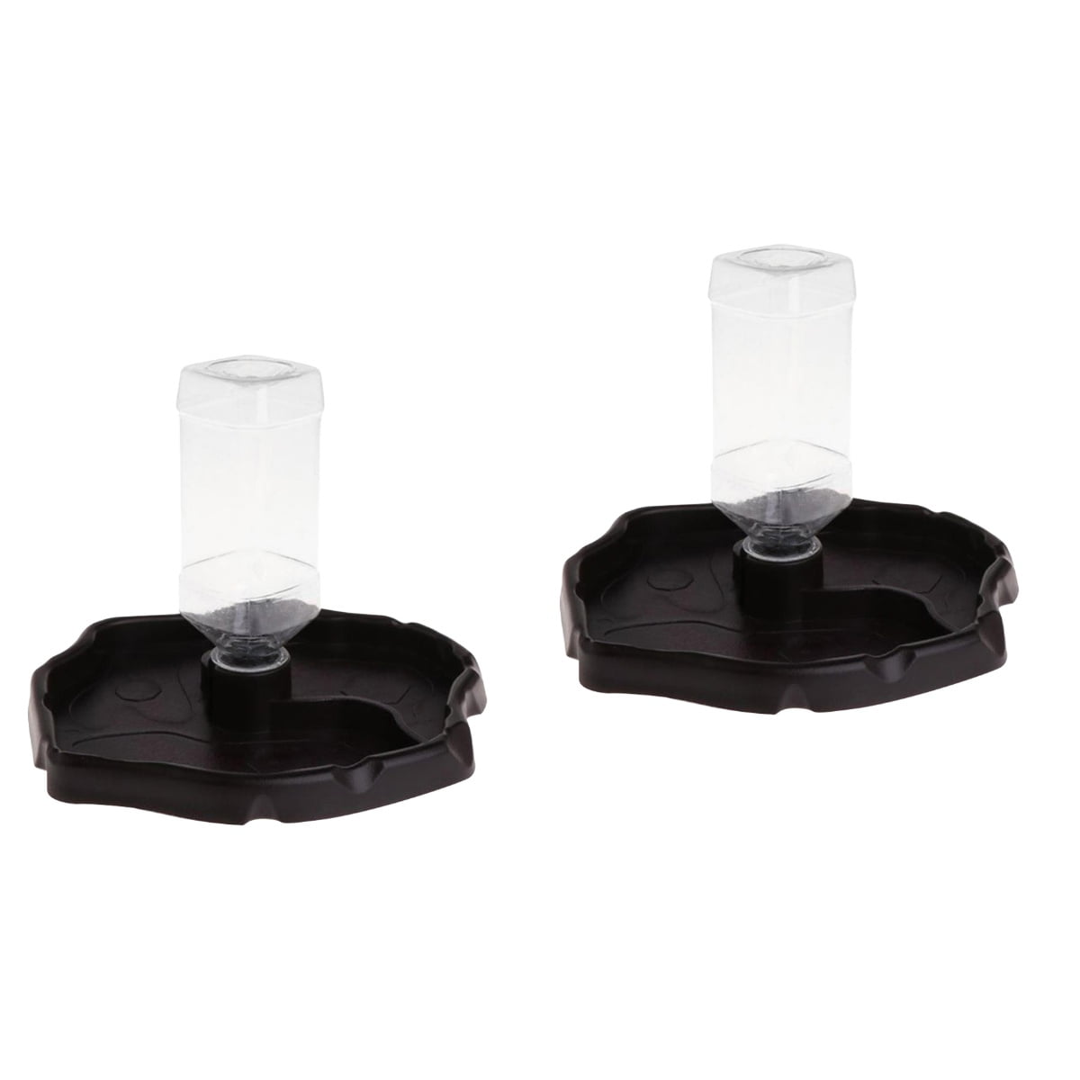 MLINS 2 Pcs Turtle Water Bowl Reptile Dispenser Large Drinking Foods ...