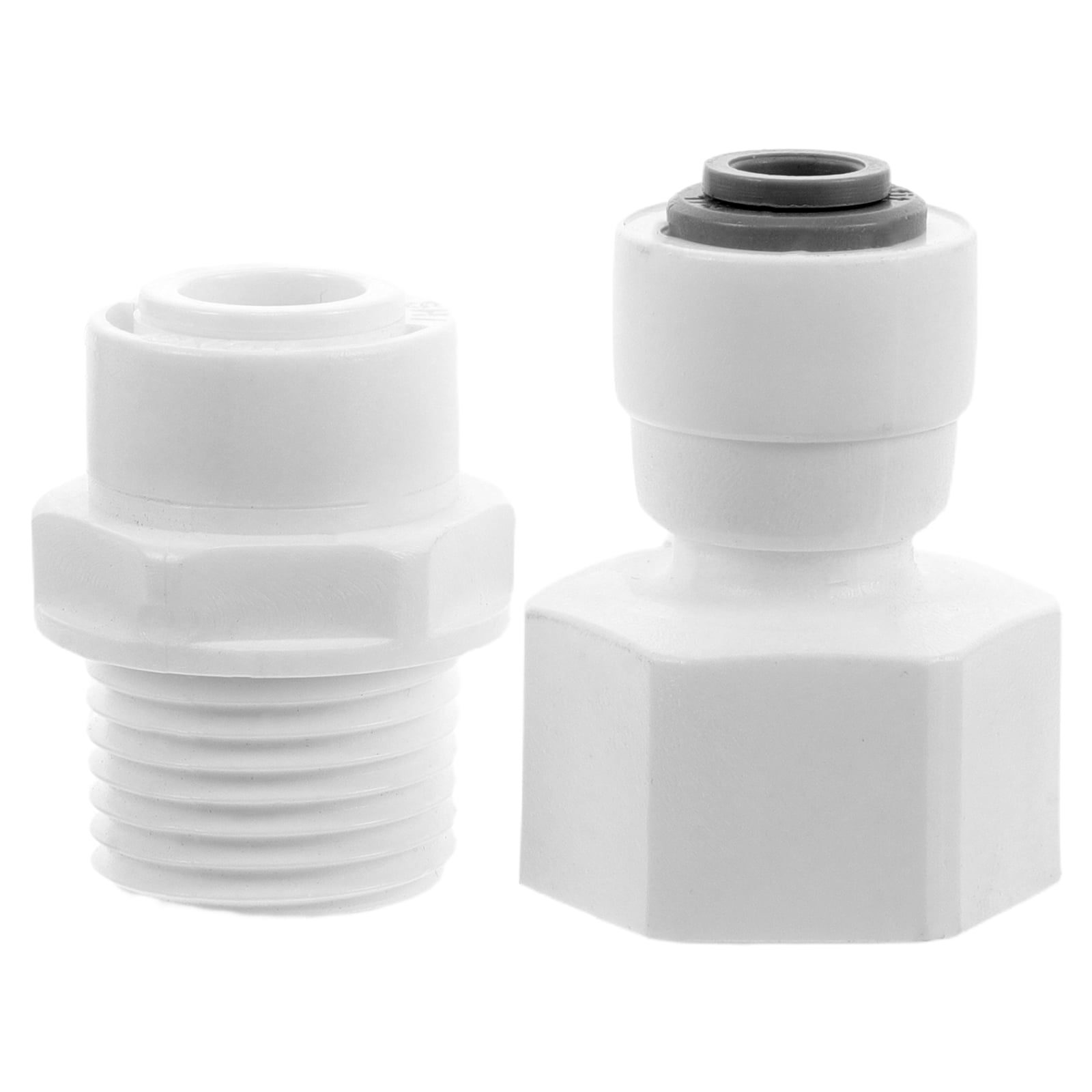 MLINS 2 Pcs Water Filter Quick Connector Thread Straight Connector ...