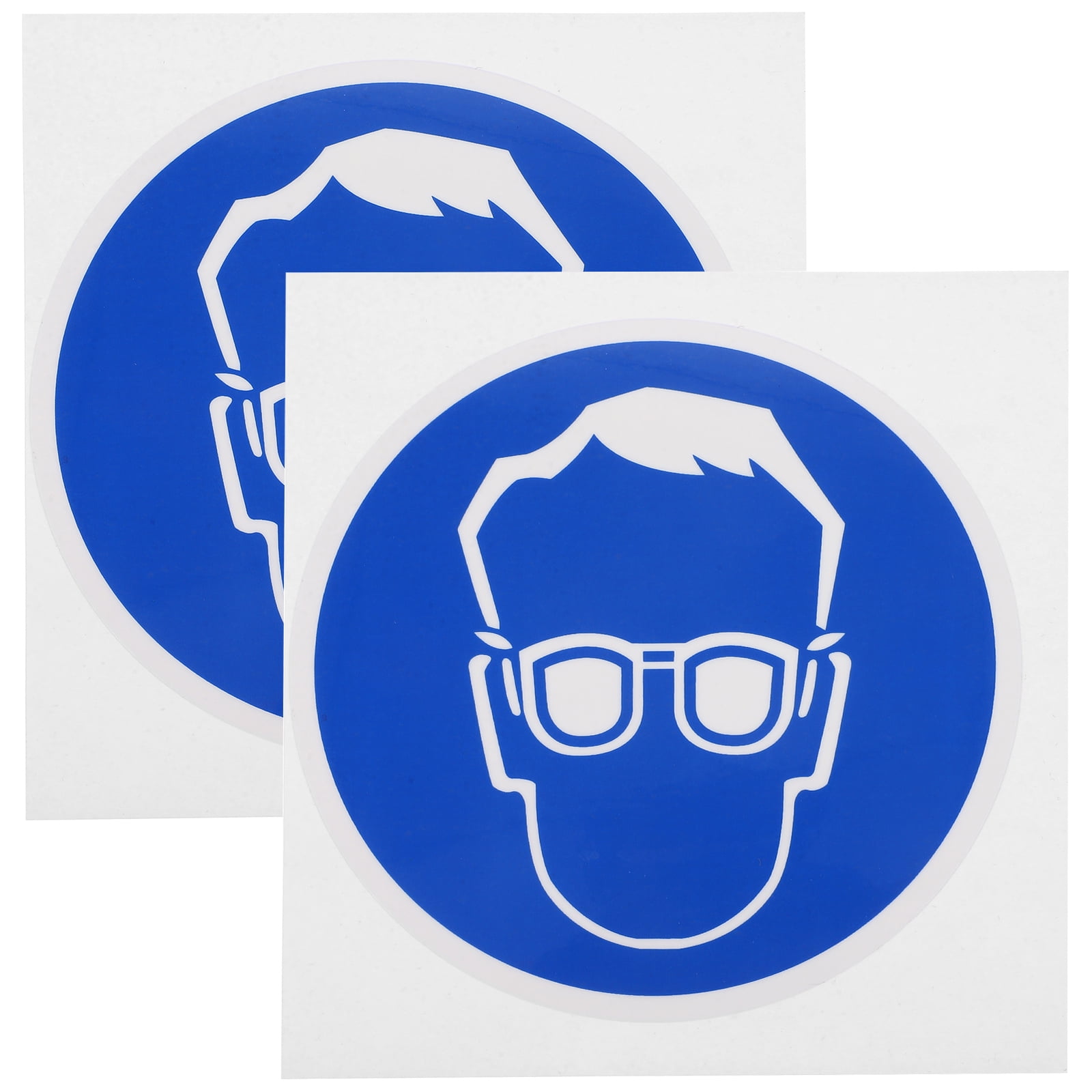 MLINS 2 Pcs Wear Glasses Logo Protective Goggles Sticker Eyeglasses ...