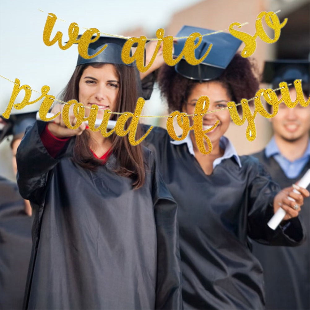 MLINS 2 Pcs/pack Graduation Party Supplies School Leavers Decorations ...