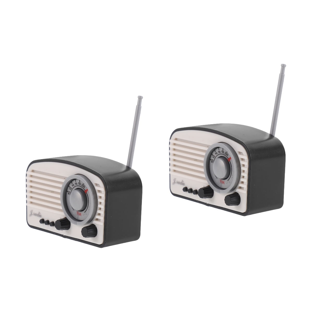 MLINS 2 Pieces Miniature Radio Modeling Crafts for Dollhouse Dolls ...