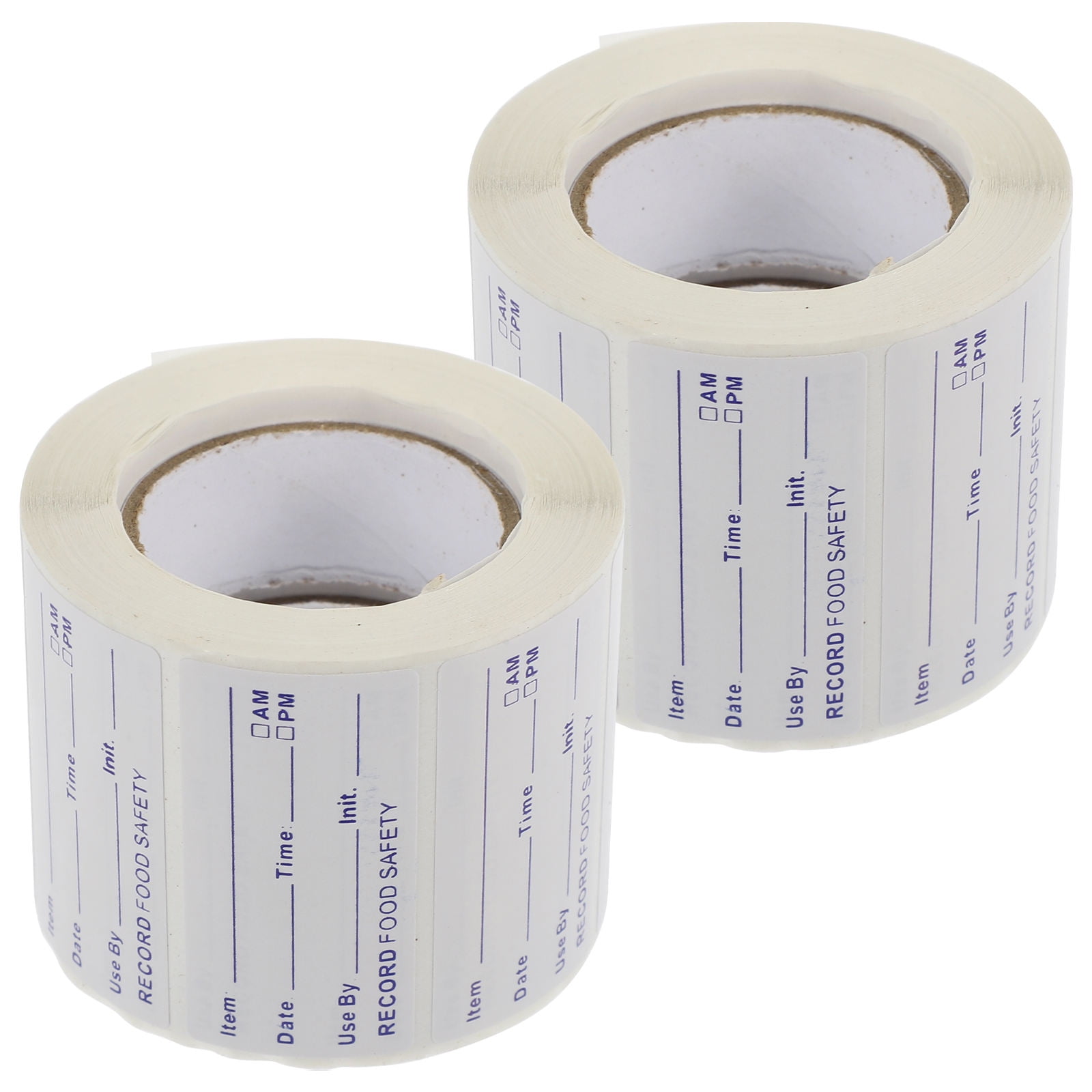 AURARMLET Date Labels White Adhesive Paper 1000 Pcs 6.50x6.50x5.00cm ...