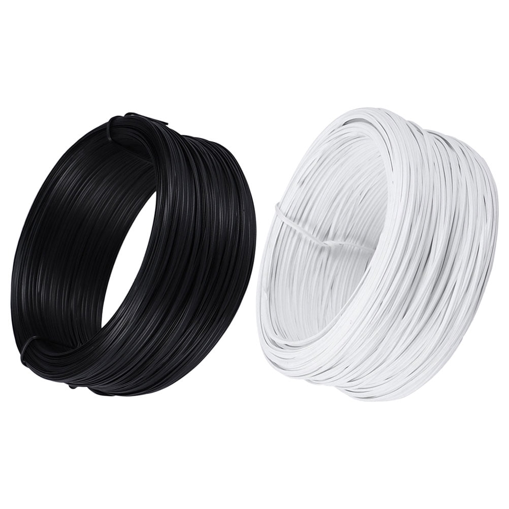 MLINS 2 Rolls PVC Coated Wire Binding Garden Wire Binding Iron Wire ...