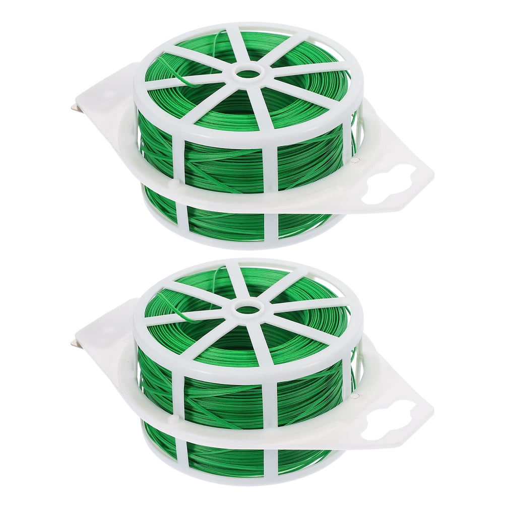 MLINS 2 Rolls of Garden Plant Twisted Tie Tree Tie Plastic Shrub Fixed ...