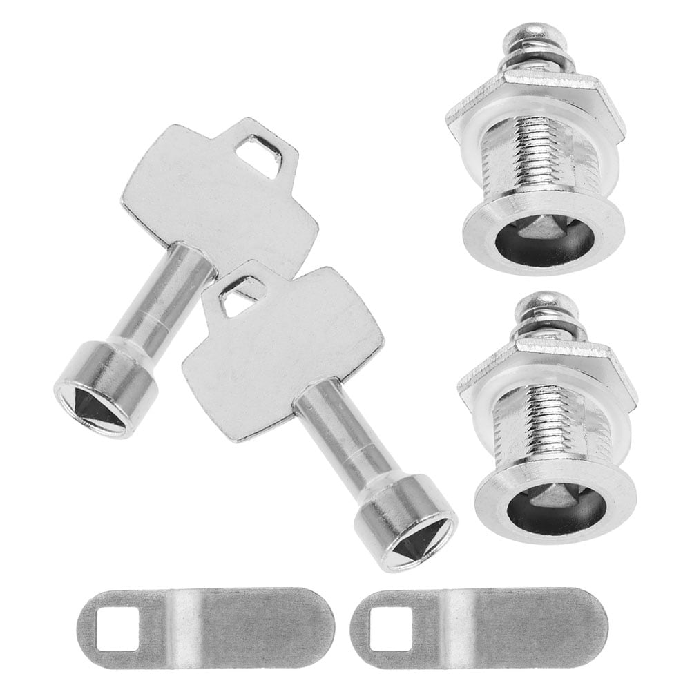 MLINS 2 Set Cam Lock With Triangle Socket Key Metal Key For Community ...