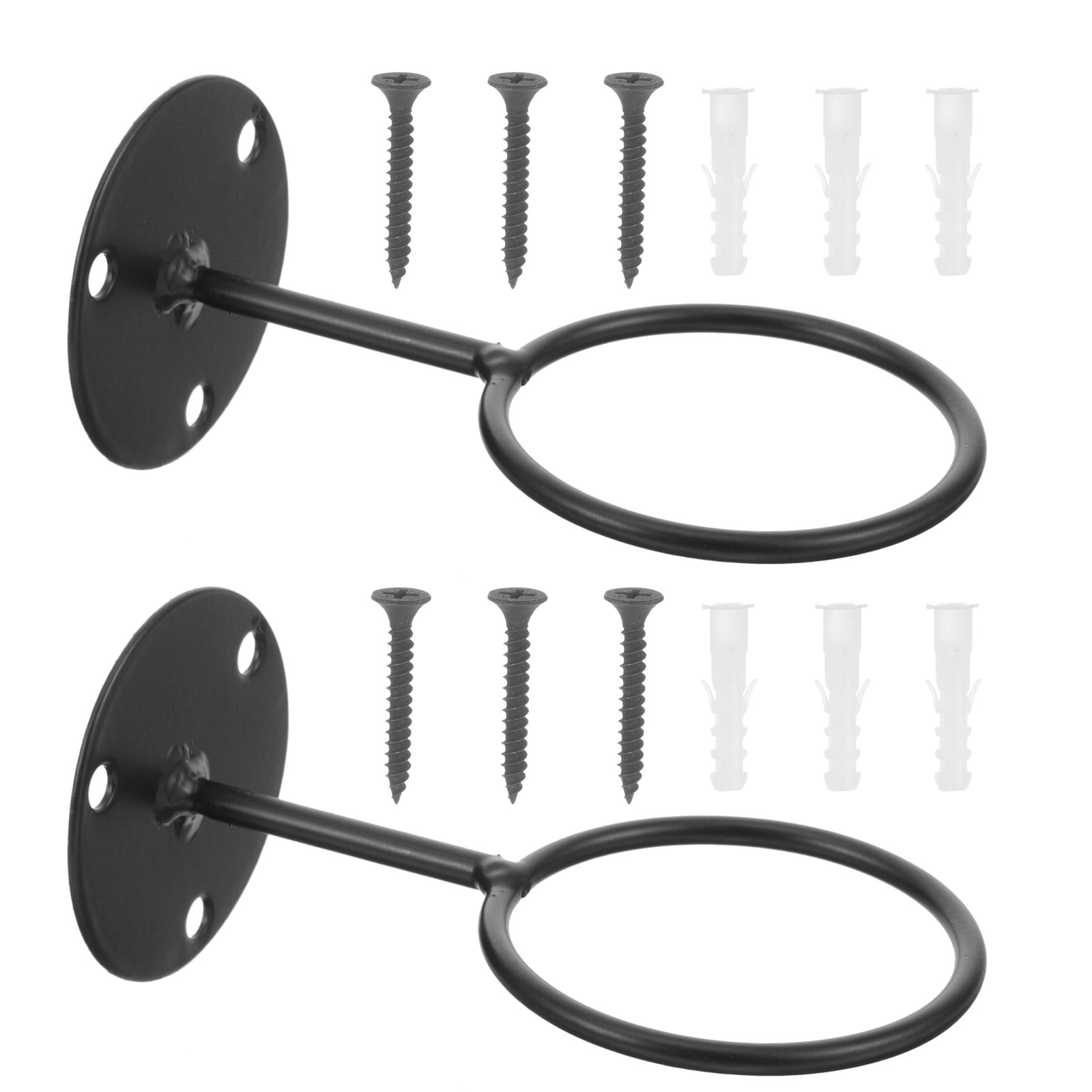 MLINS 2 Sets Baseball Wall Mount Baseball Holders Tennis Softball Rack ...