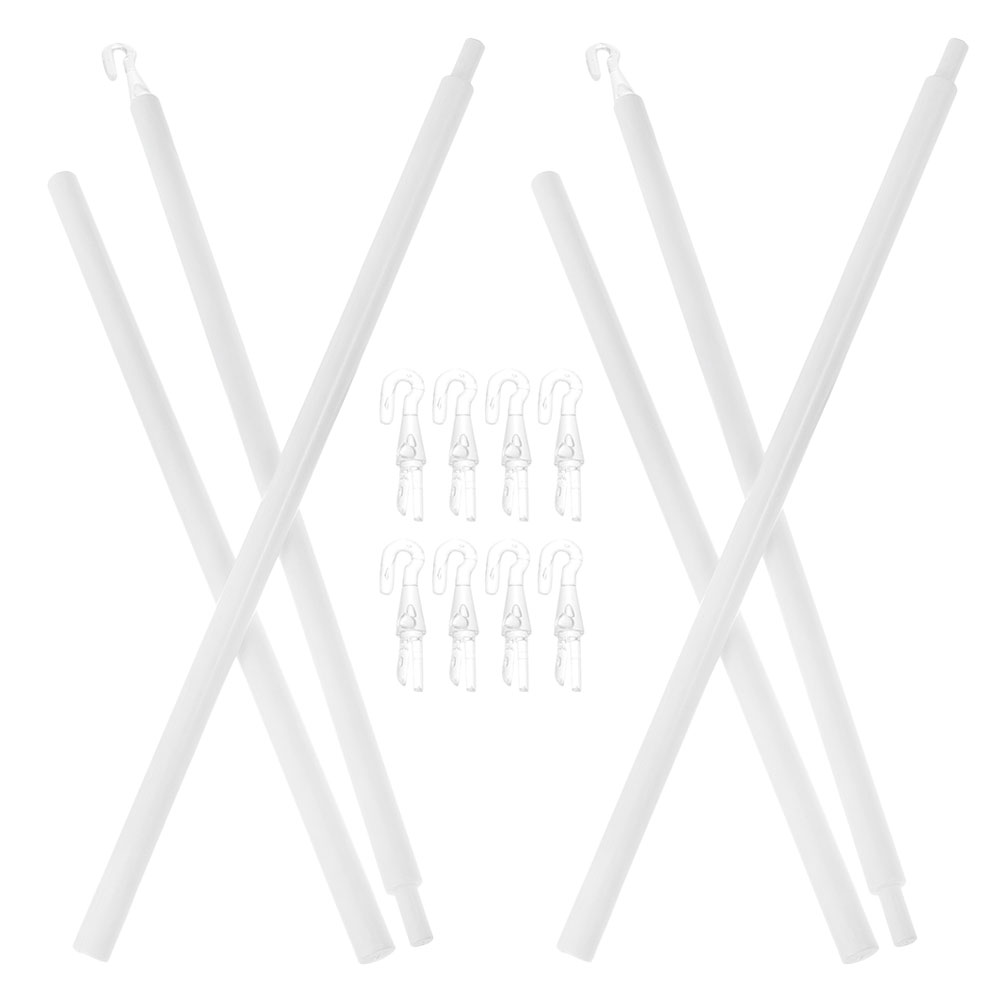 MLINS 2 Sets Blind Stick Vertical Louver Plastic Pull Rods Vertical ...