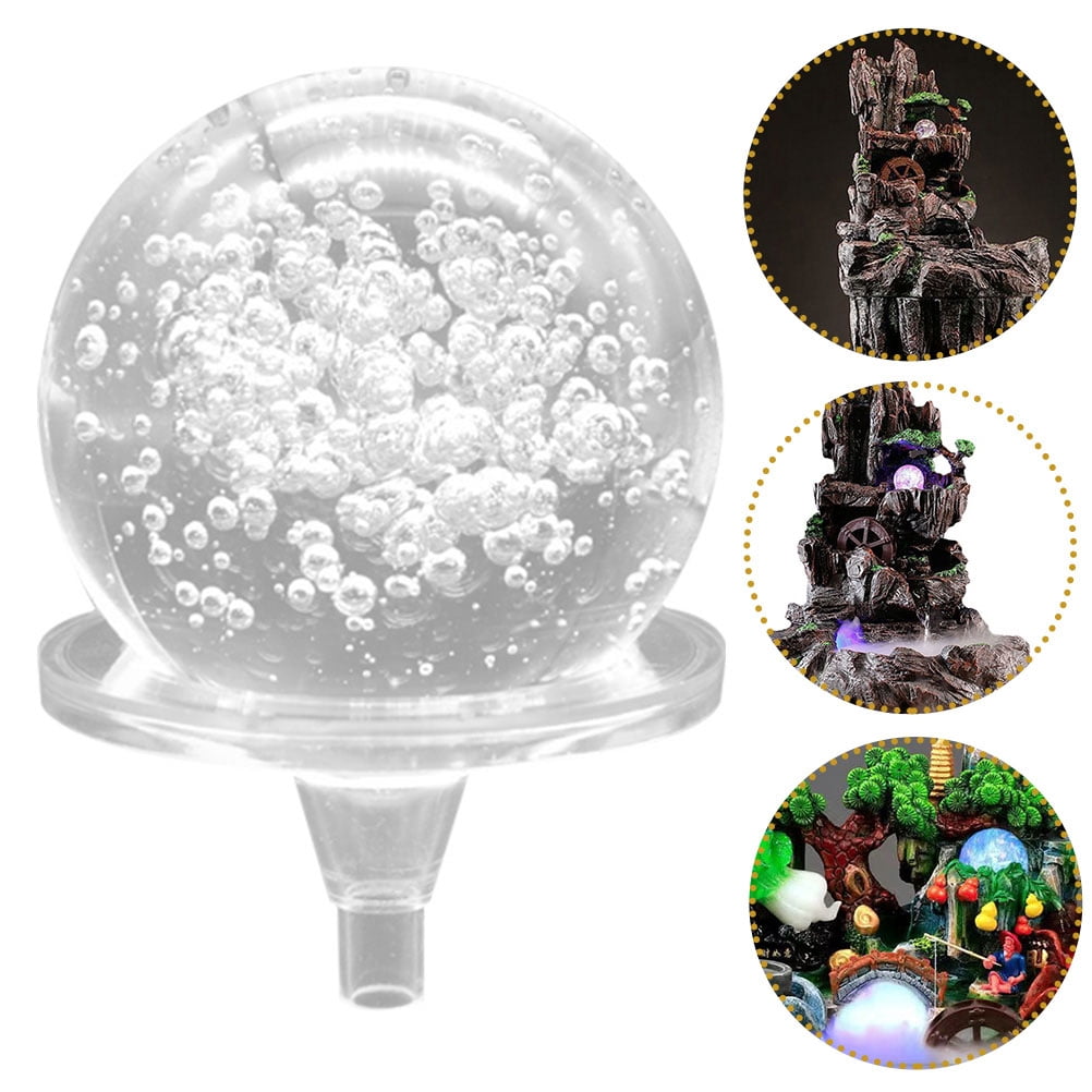 MLINS 2 Sets Bubble Glass Ball And Stand Crystal Ball Decoration ...