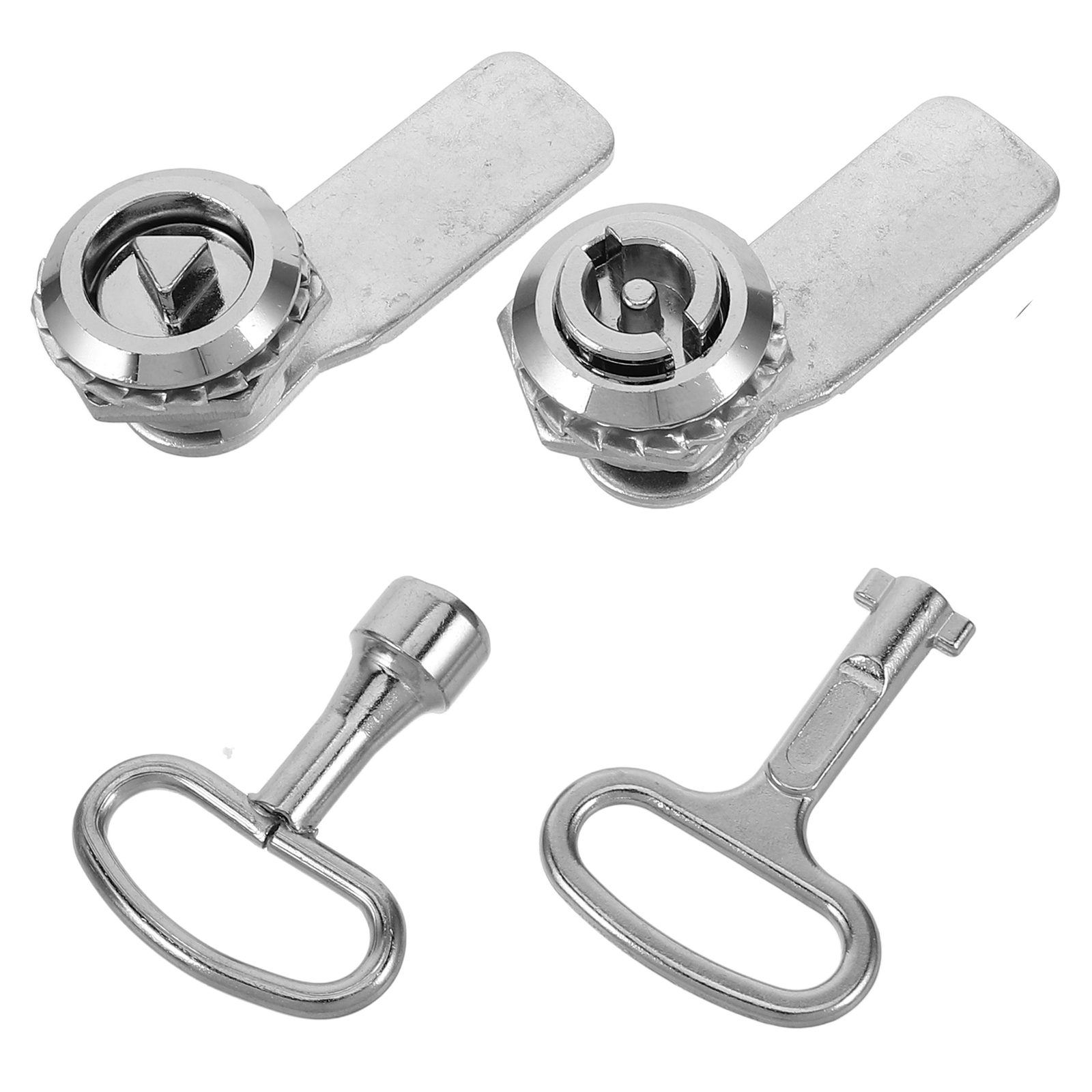 MLINS 2 Sets Cabinet Lock With Key Cam Lock Tool Boxes Lock RV Storage ...