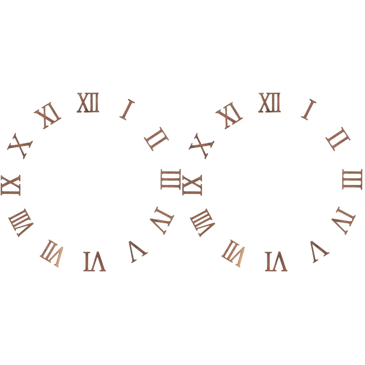 MLINS 2 Sets Clock Numbers Repair Clock Numbers DIY Clock Numbers Wall ...