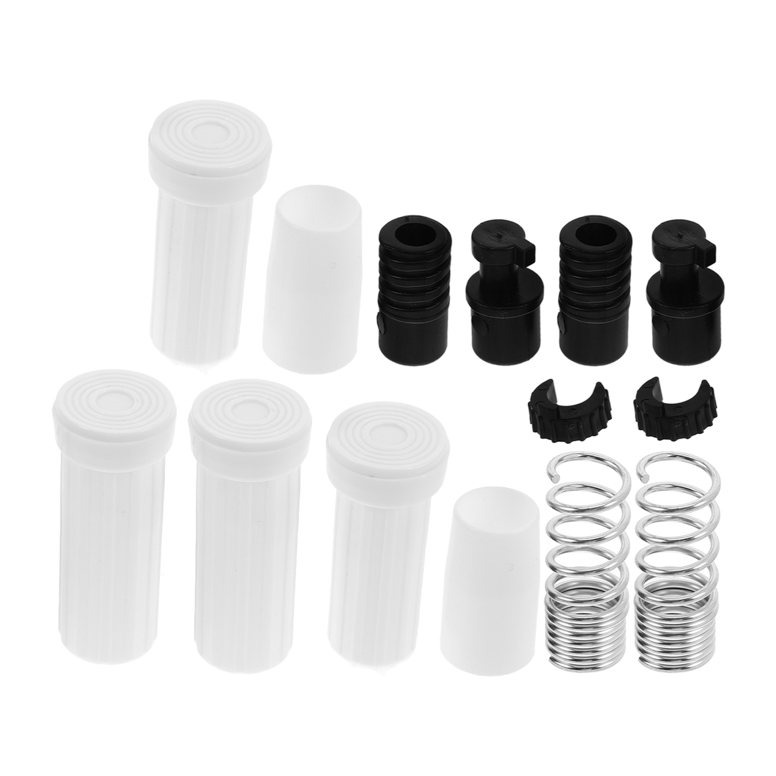 MLINS 2 Sets Curtain Rod Finials Shower Rod Cover Metal End Caps For Curtain Rods Decorative ...