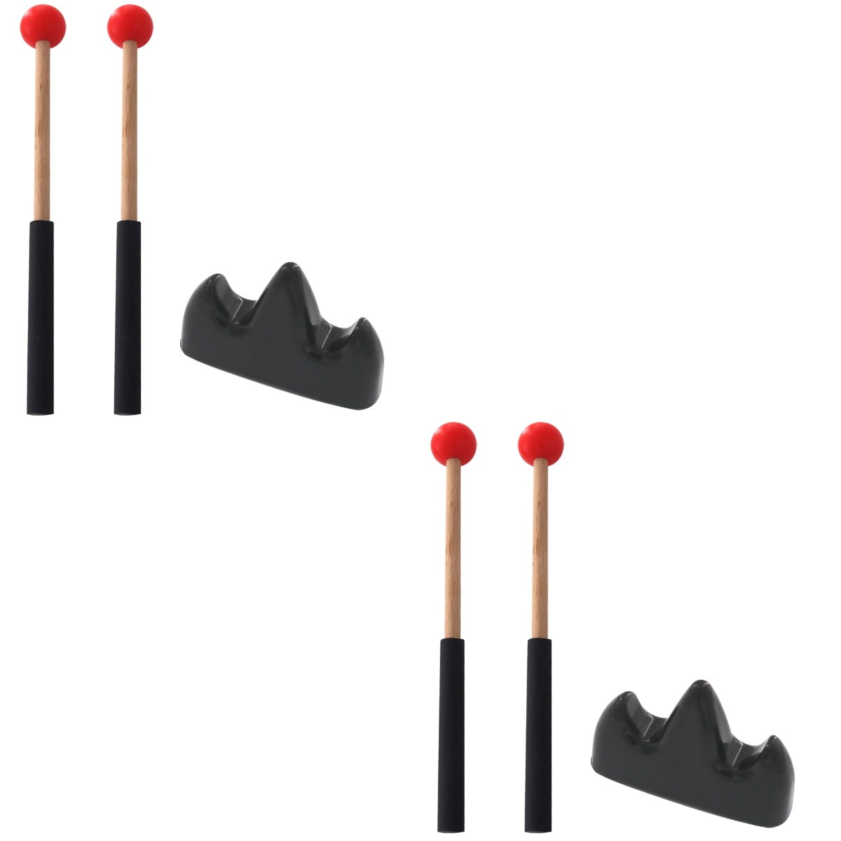 MLINS 2 Sets Drum Stick Tongue Drum Mallet Xylophone Marimba Drumstick ...