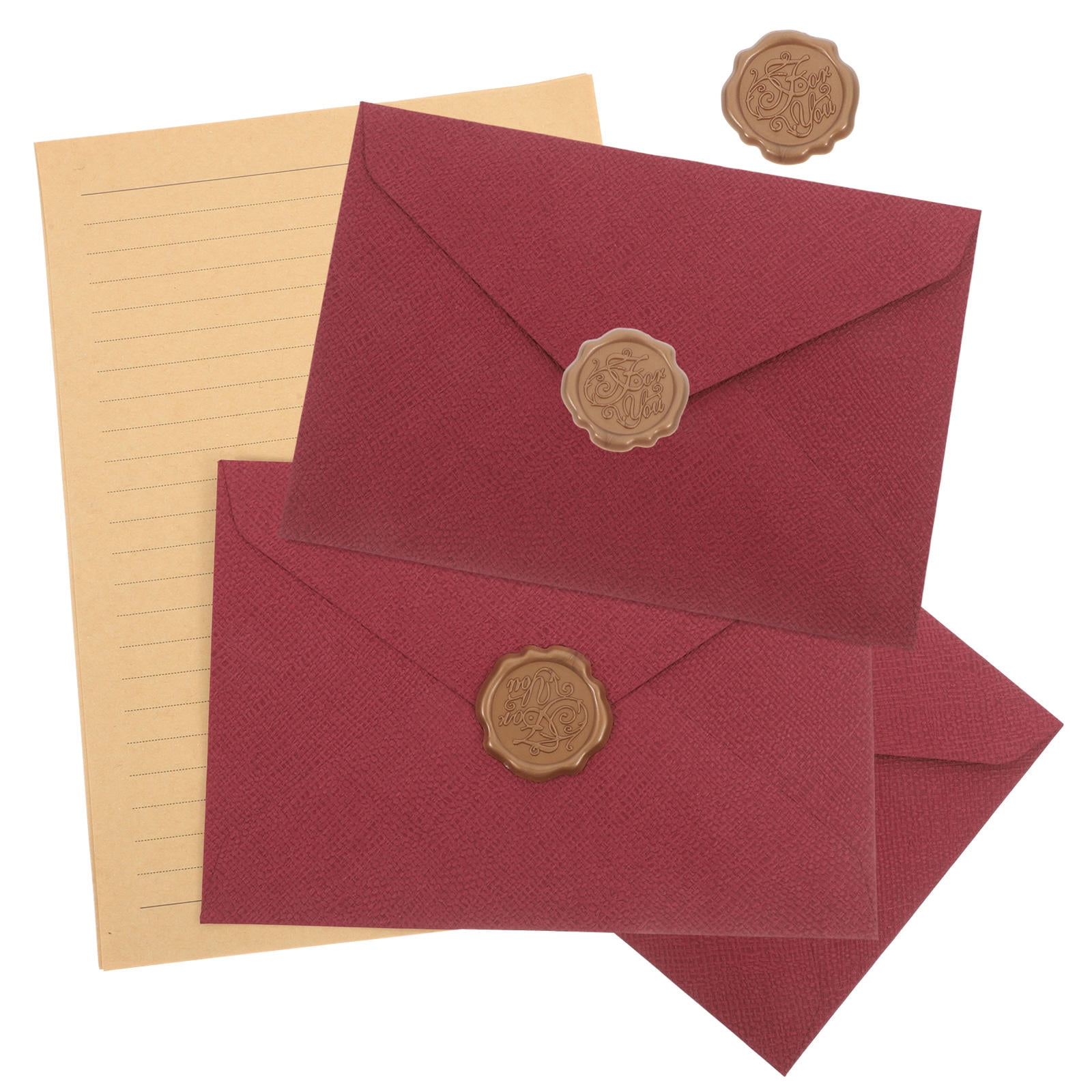 MLINS 2 Sets Envelope Ticket Envelope Letter Envelop Stamp Envelopes ...