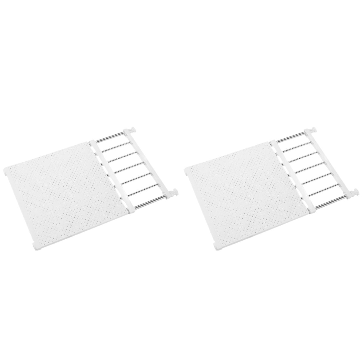 MLINS 2 Sets Expandable Rack Shelf No Need to Drill Adjustable Storage ...