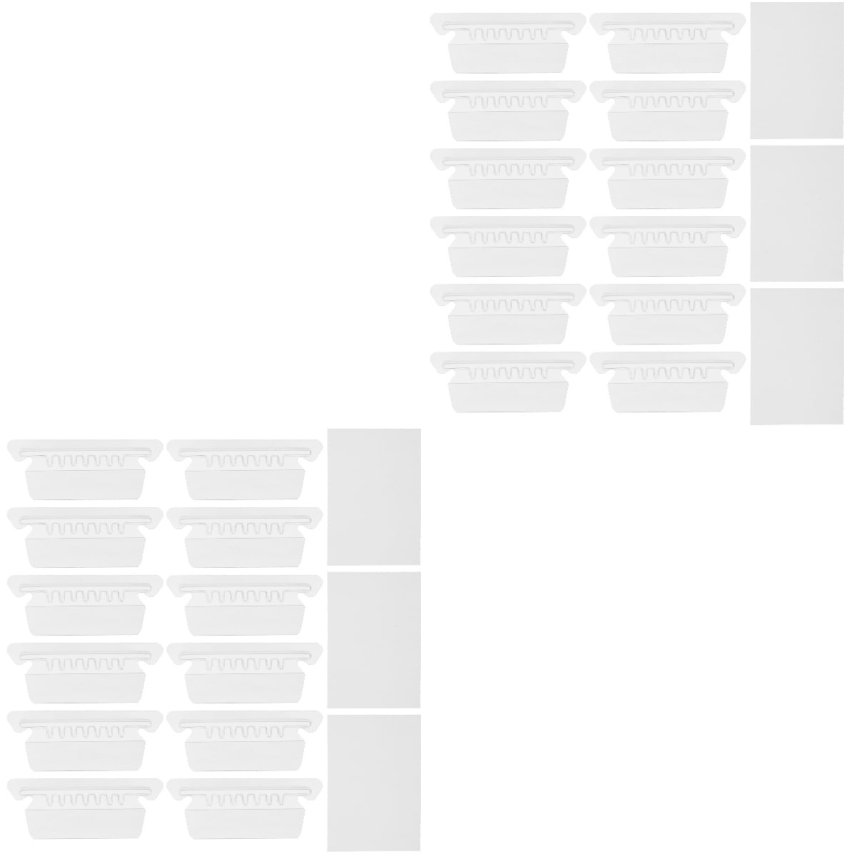 MLINS 2 Sets Fastener Card Dividers Guolao Color Pvc Label Writing ...