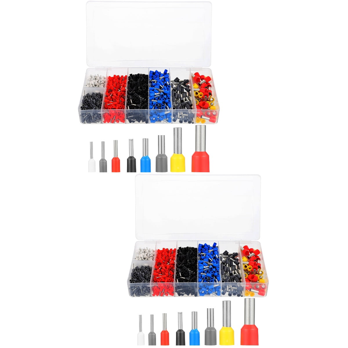 MLINS 2 Sets Ferrule Connector Cold-pressed Terminal Ferrule Wire End ...