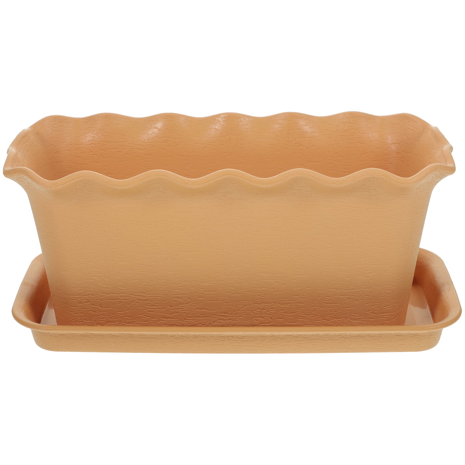 MLINS 2 Sets Flowerpot Lid Planter Pots for Indoor Plants Large Red ...
