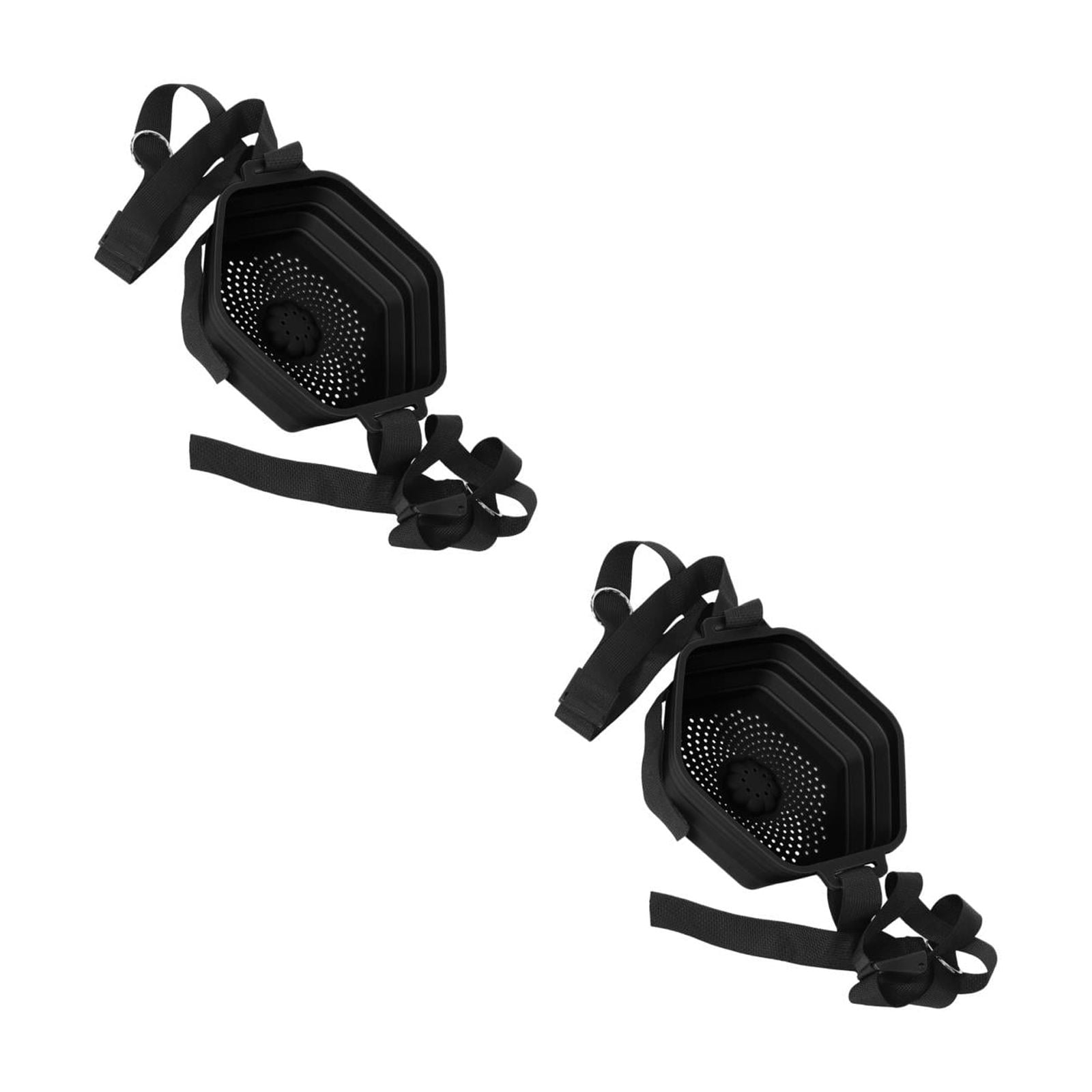 MLINS 2 Sets Foldable Silicone Tub Portable Ice Shower Bucket For ...