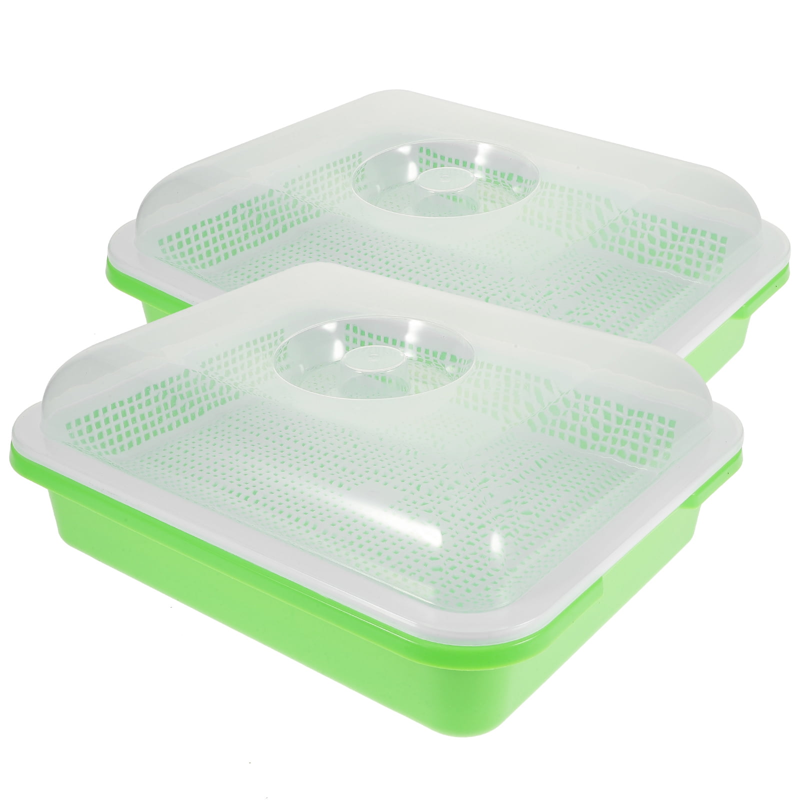 MLINS 2 Sets Grower Tray Sprouting Kit Plant Germination Kits Green ...
