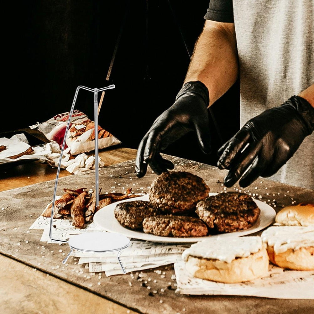 MLINS 2 Sets Kebab Skewer Stand Barbecue Rack Bbq Hanger Standing ...