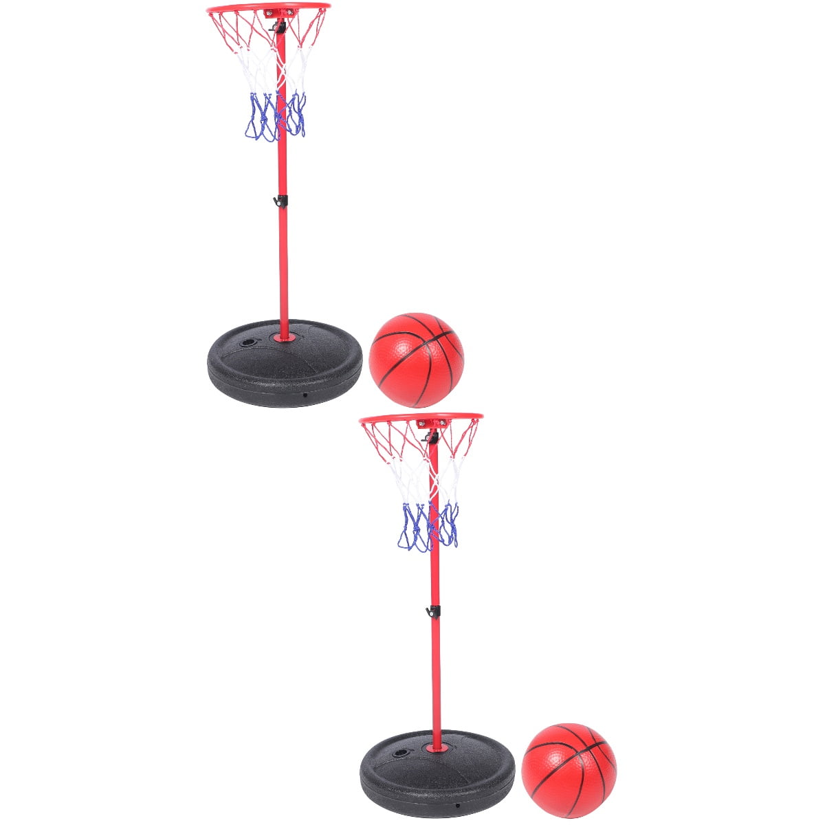 MLINS 2 Sets Poolside Basketball Set Pool Game Detachable Basketball ...