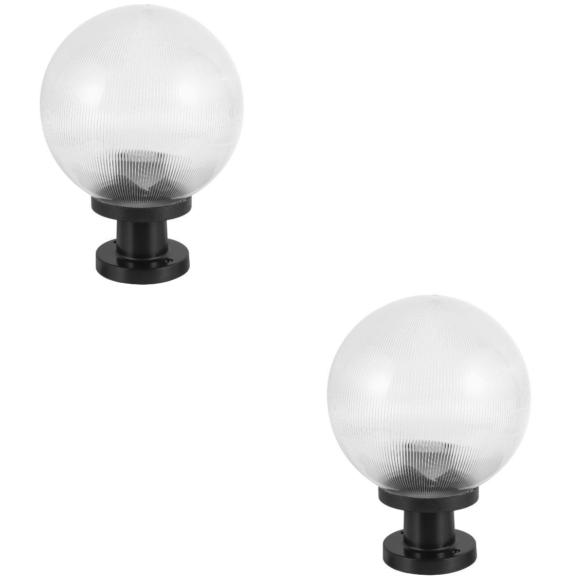 MLINS 2 Sets Sphere Lampshade Replacement Post Globe Light Shade ...
