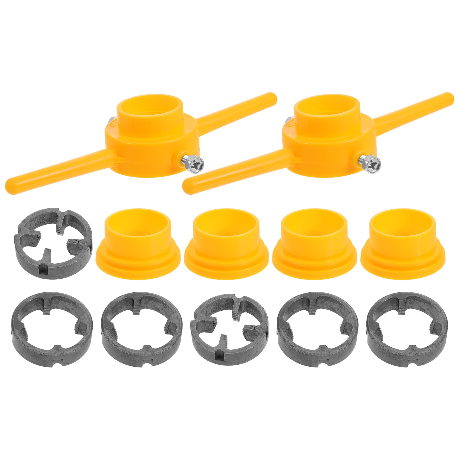 MLINS 2 Sets Threading Machine Plumbing Threading Kit Threader ABS Tap ...