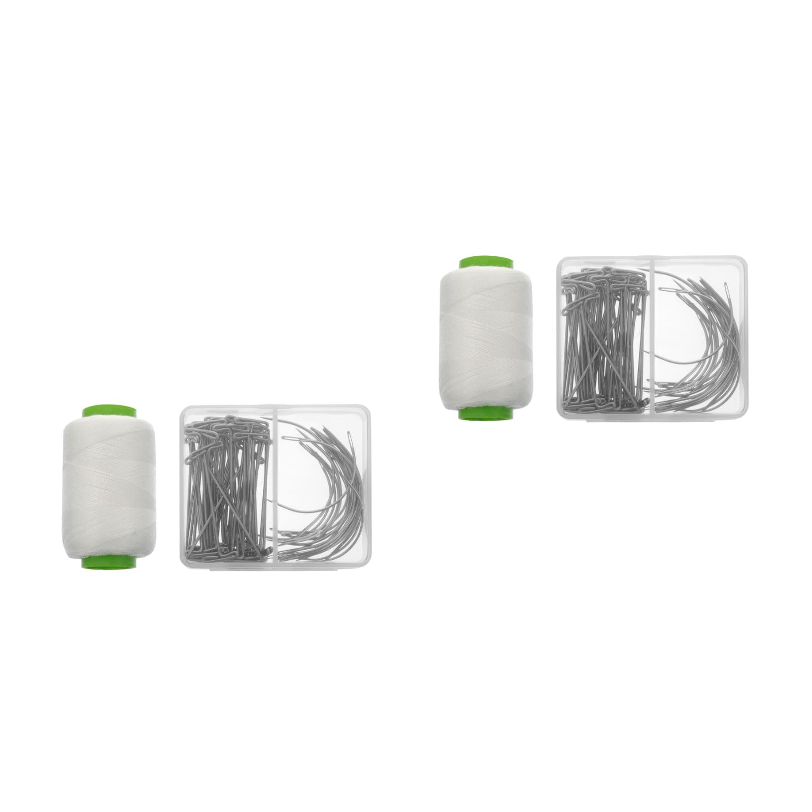 MLINS 2 Sets Wig Pin Creative Wig T-type Pin Wig Fixed Pin C Curved ...