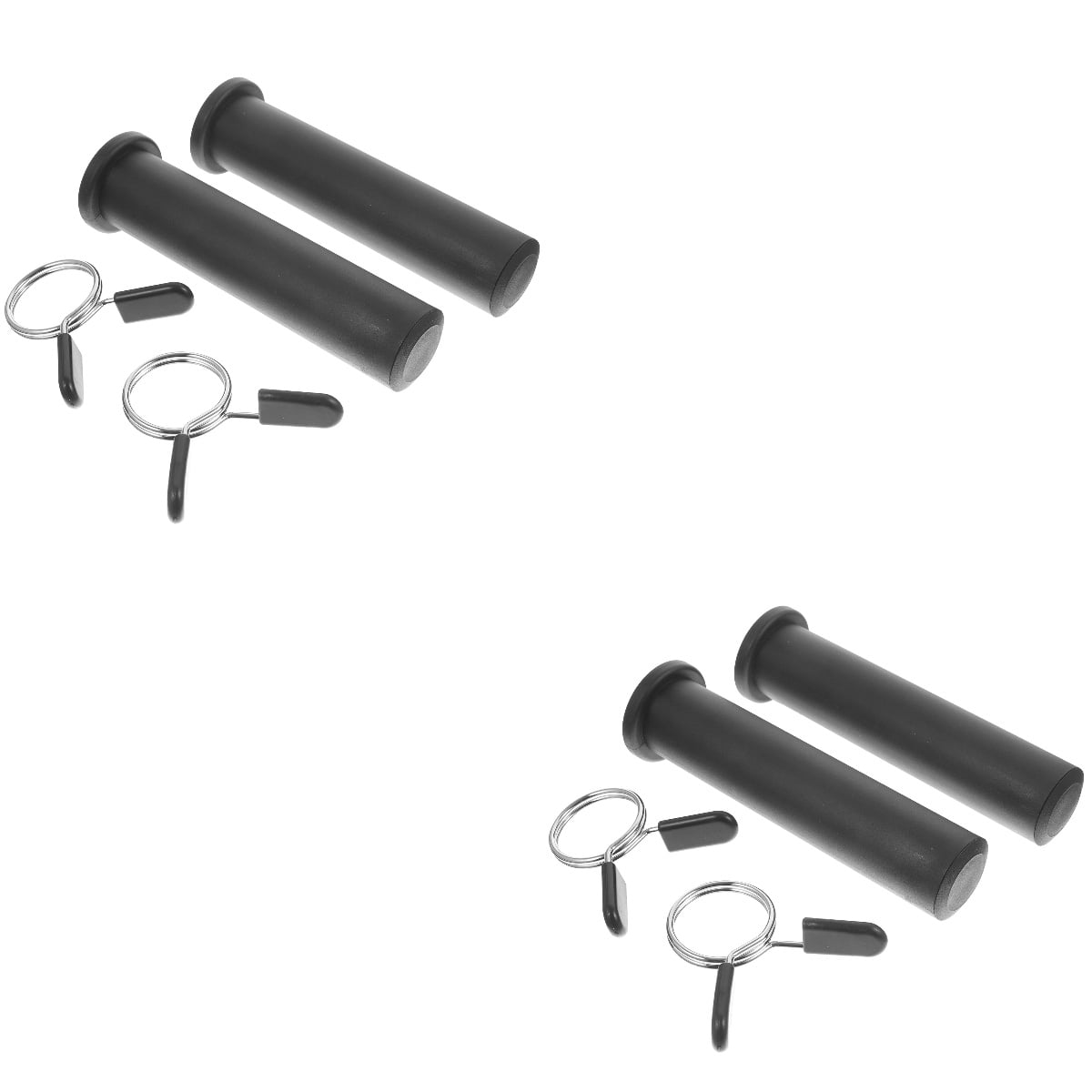 MLINS 2 Sets of Adjustable Handle Grip Flat Handle Grip Dumbbell Handle ...