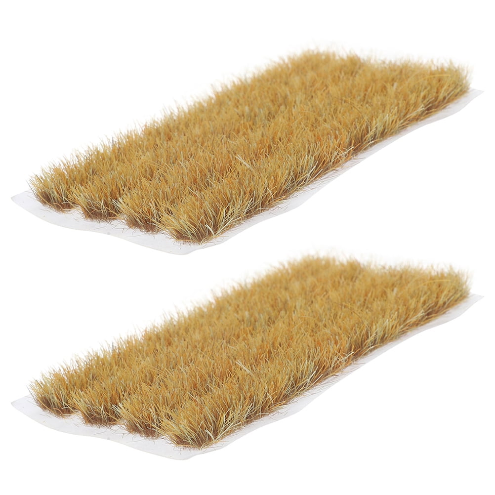 PTOOTP Simulation Grass Cluster 2 Sets Micro Landscape Plastic Decor ...