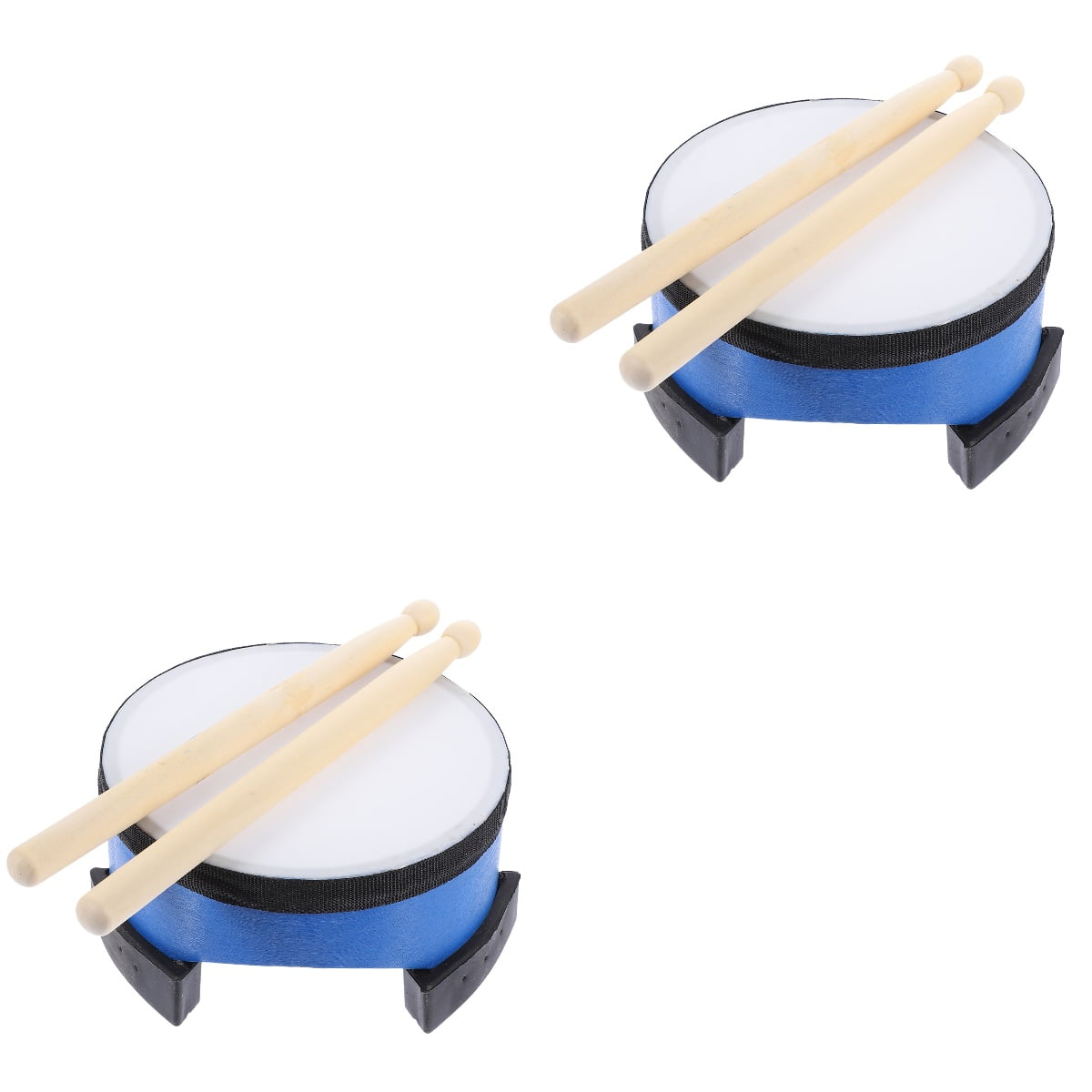 MLINS 2 Sets of Floor Drum Percussion Instruments Hand Drum Music ...