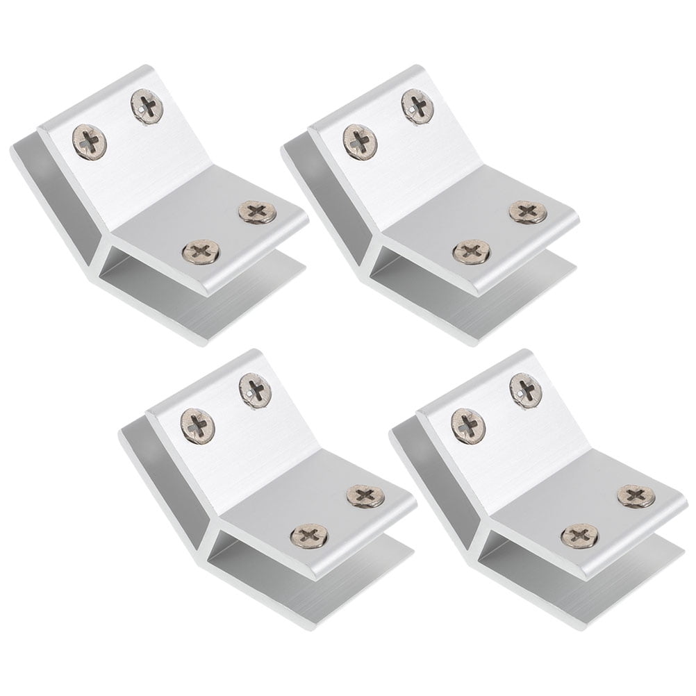 MLINS 2 Sets of Glass Clip Clamp Aluminium Alloy Bracket Glass Clamp ...