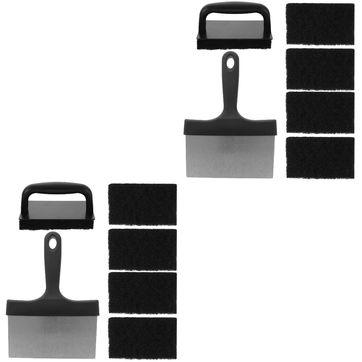 MLINS 2 Sets of Grilled Rack Cleaning Brush Grill Rack Oil Remover Set ...