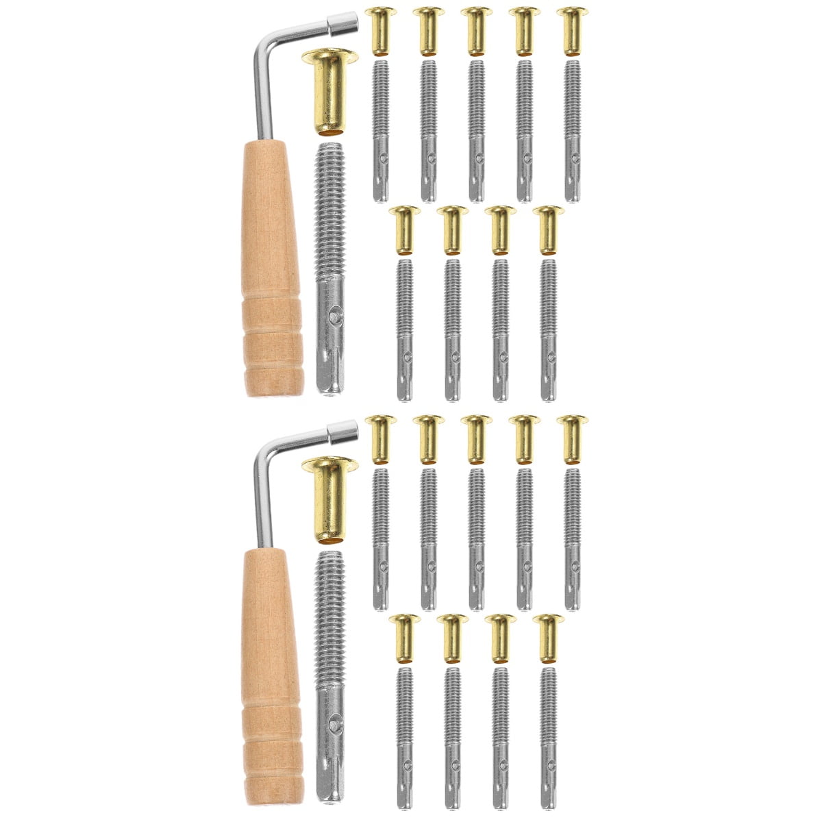 MLINS 2 Sets of Lyre Harp String Tuning Pin Harp Tuning Wrench Lyre ...