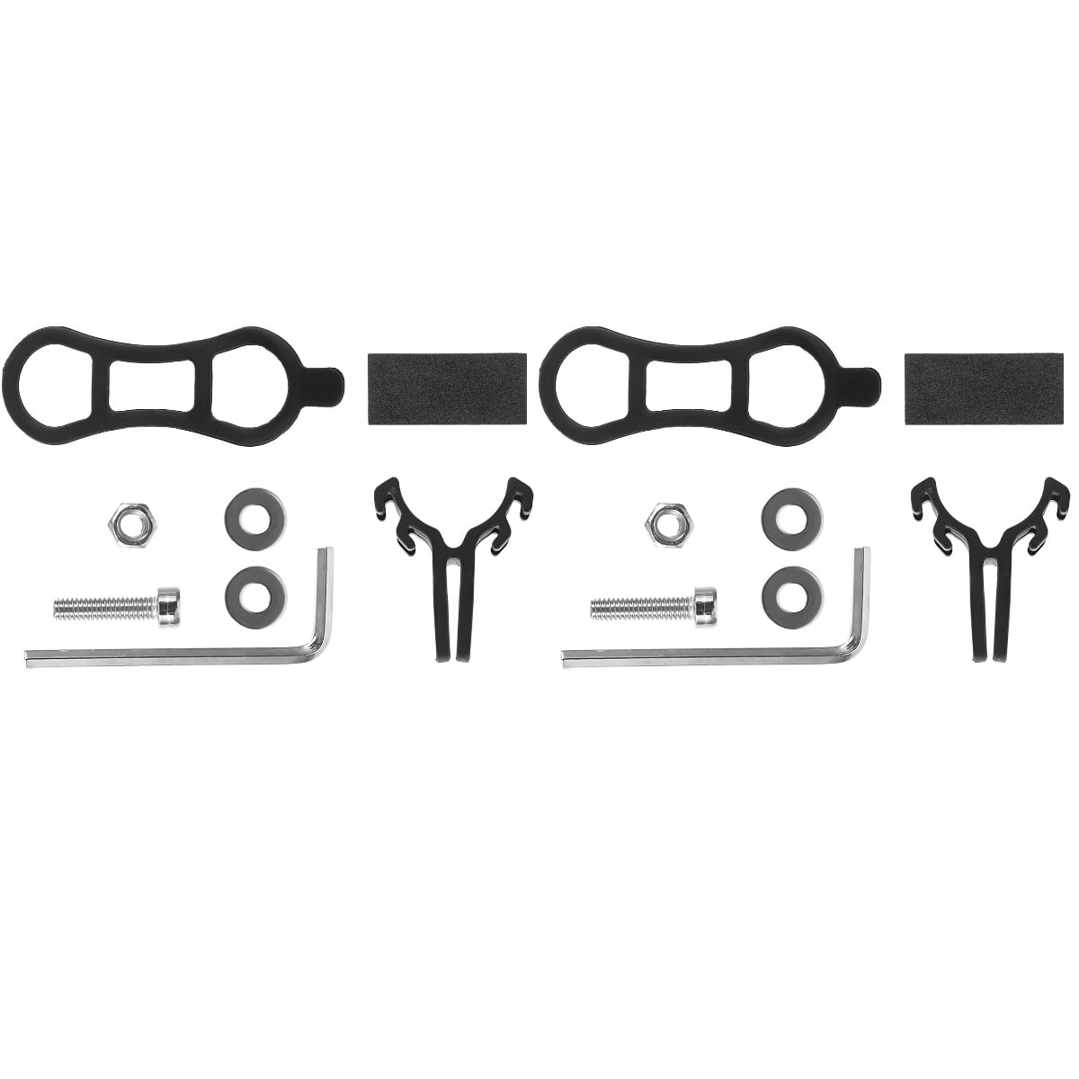 MLINS 2 Sets of Number Plate Holder Bike Flashlight Storage Rack Bike ...