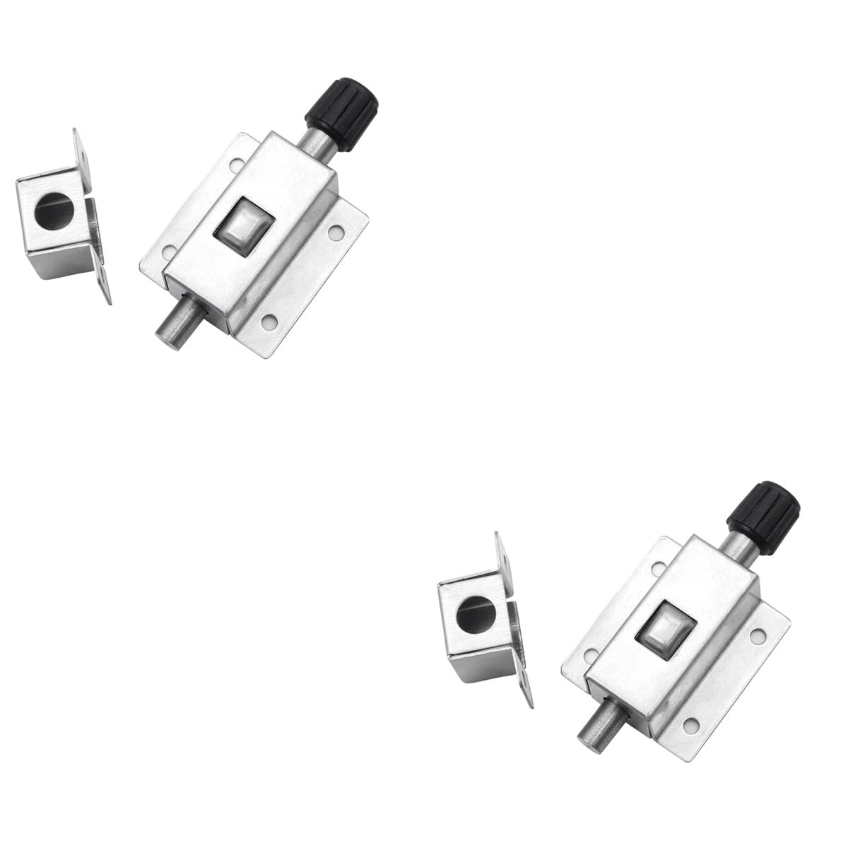 MLINS 2 Sets of Stainless Steel Door Latch Automatic Gate Latches Bar ...