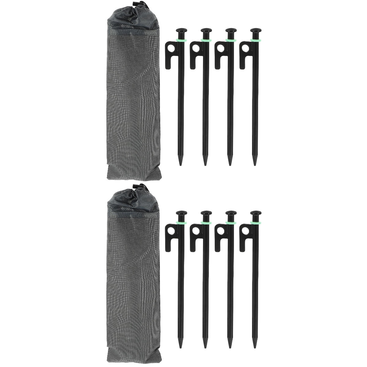 MLINS 2 Sets of Tent Support Stakes Steel Tent Pegs Outdoor Camping ...