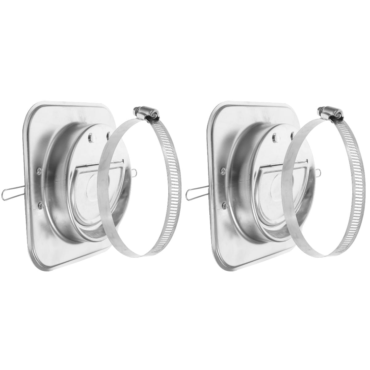 MLINS 2 Sets of Valve Clamp Range Hood Vent Cover Backdraught Valve ...