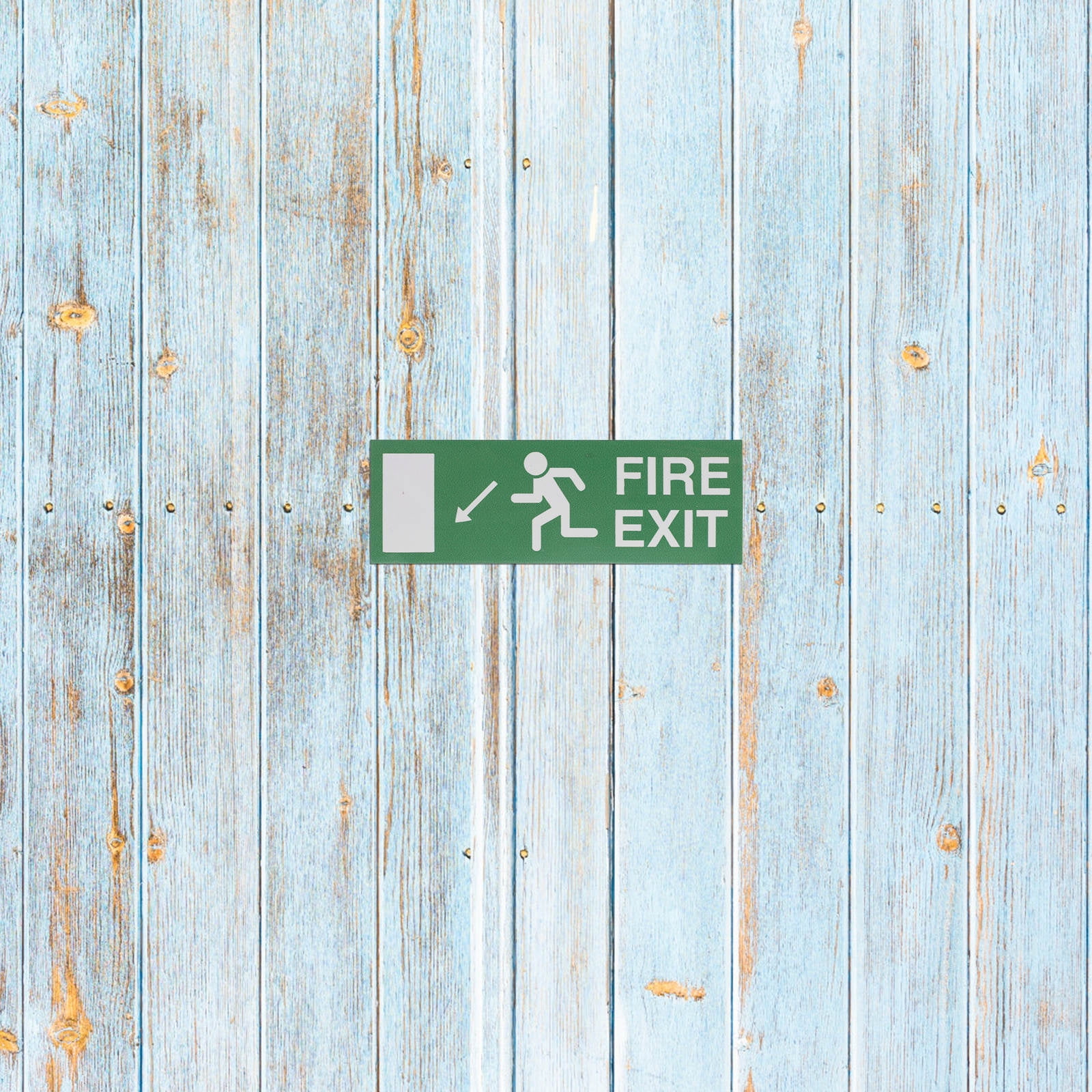 MLINS 2 Sheet Fire Stickers Exit Signs For Business Directional Signs ...