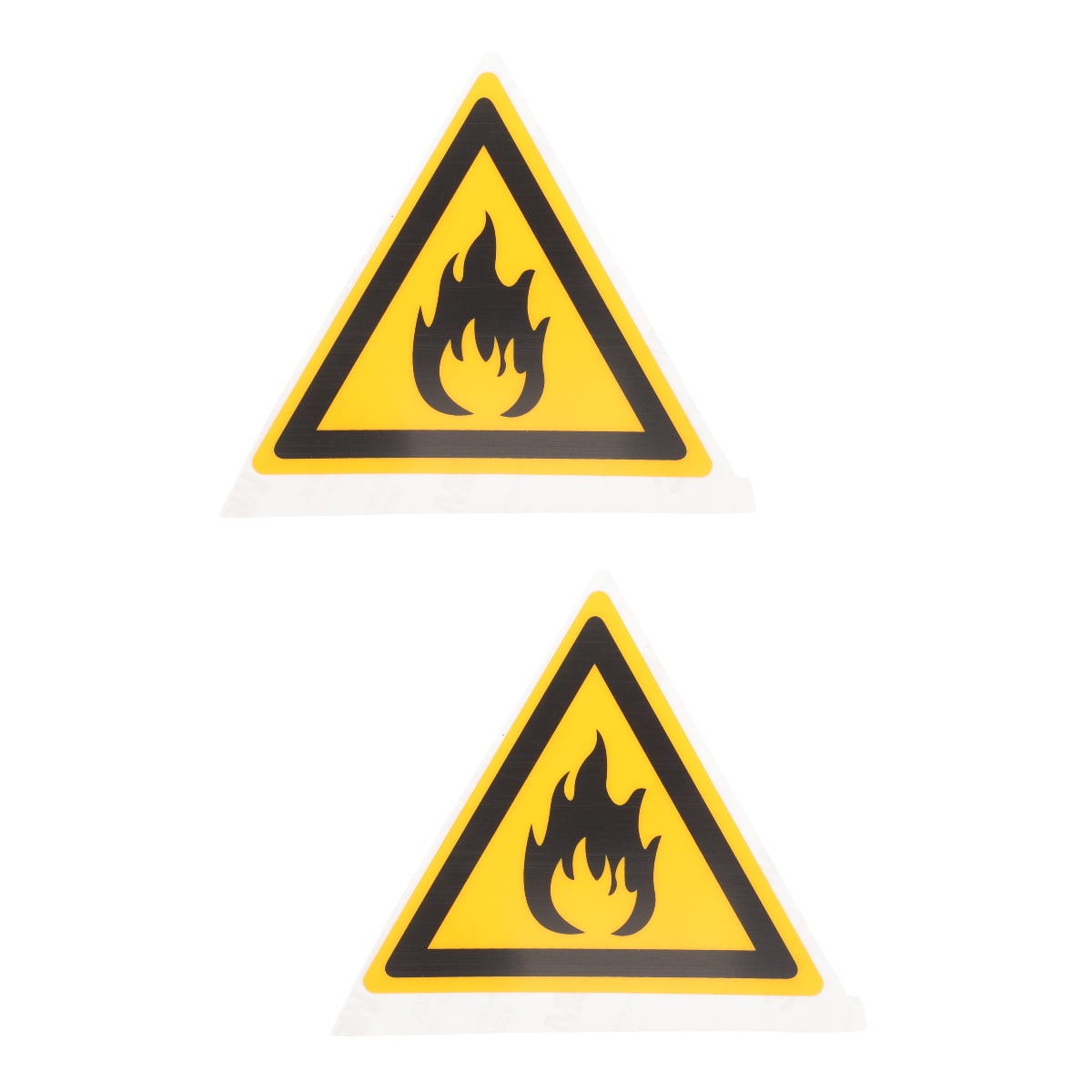 MLINS 2 Sheets Flammable Label Creative Flammable Warning Label ...