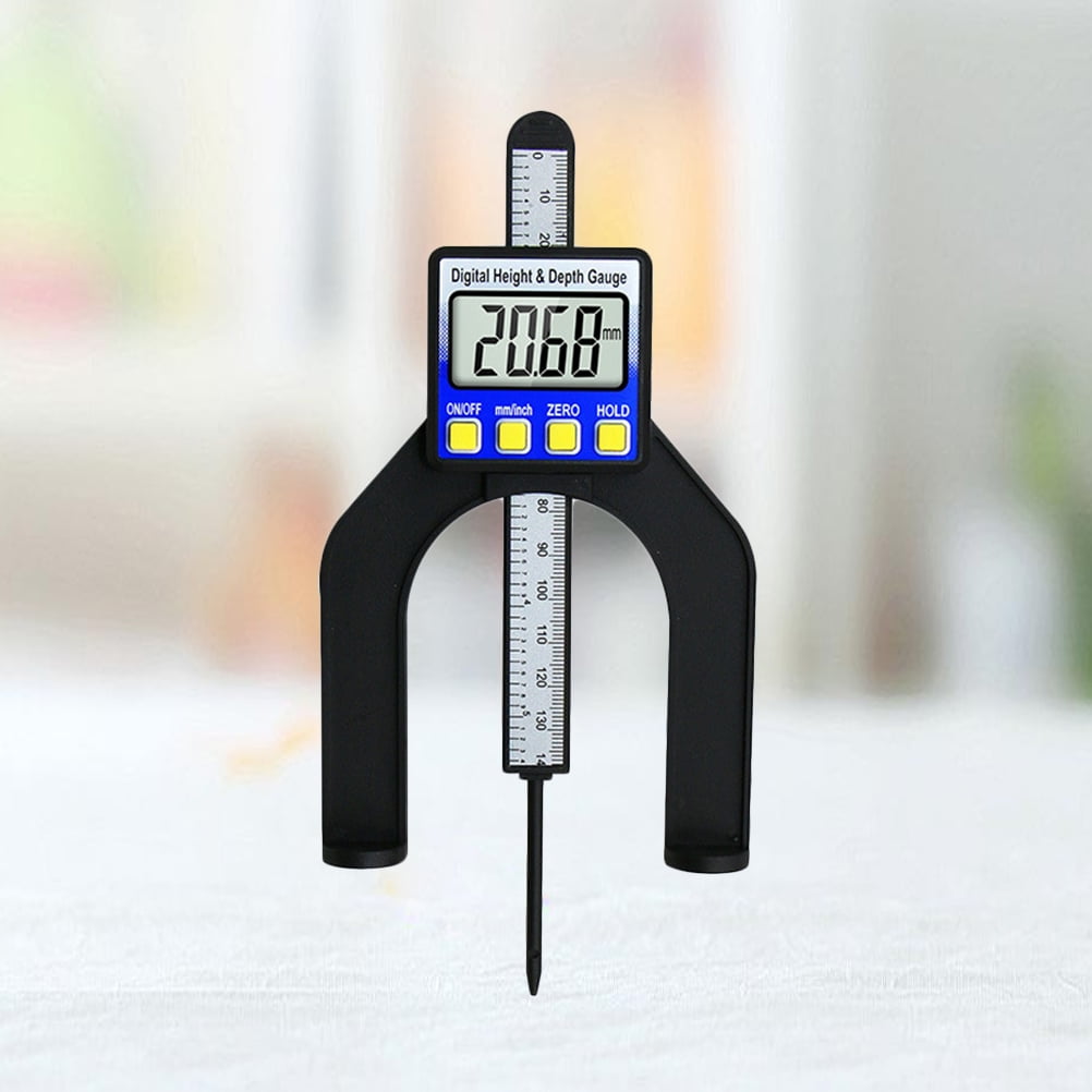 MLINS 2 in 1 Digital Display Height Depth Gauge with Strong Magnet for ...